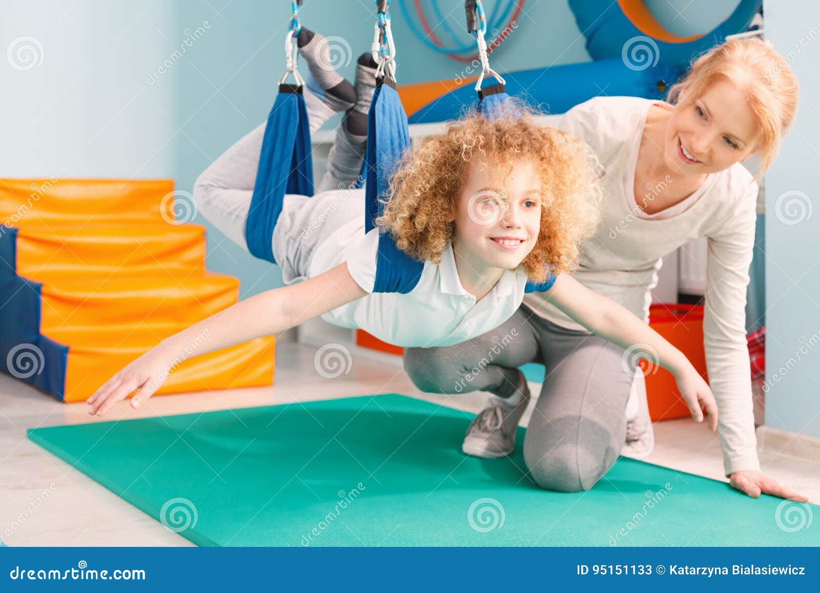 Boy during Sensory Integration Therapy Stock Image - Image of ...