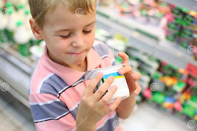 Boy in shop stock photo. Image of health, commercial, convenience - 7890784