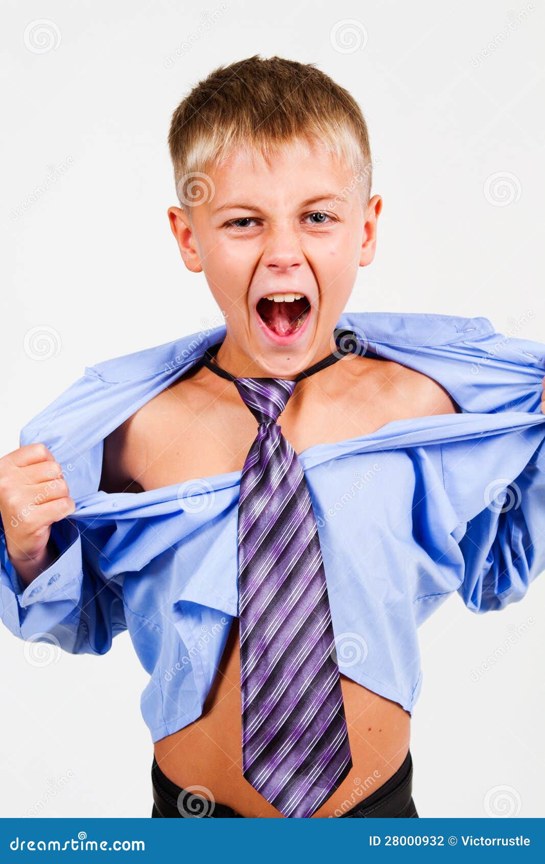 The boy shouted. stock photo. Image of attitude, evil - 28000932