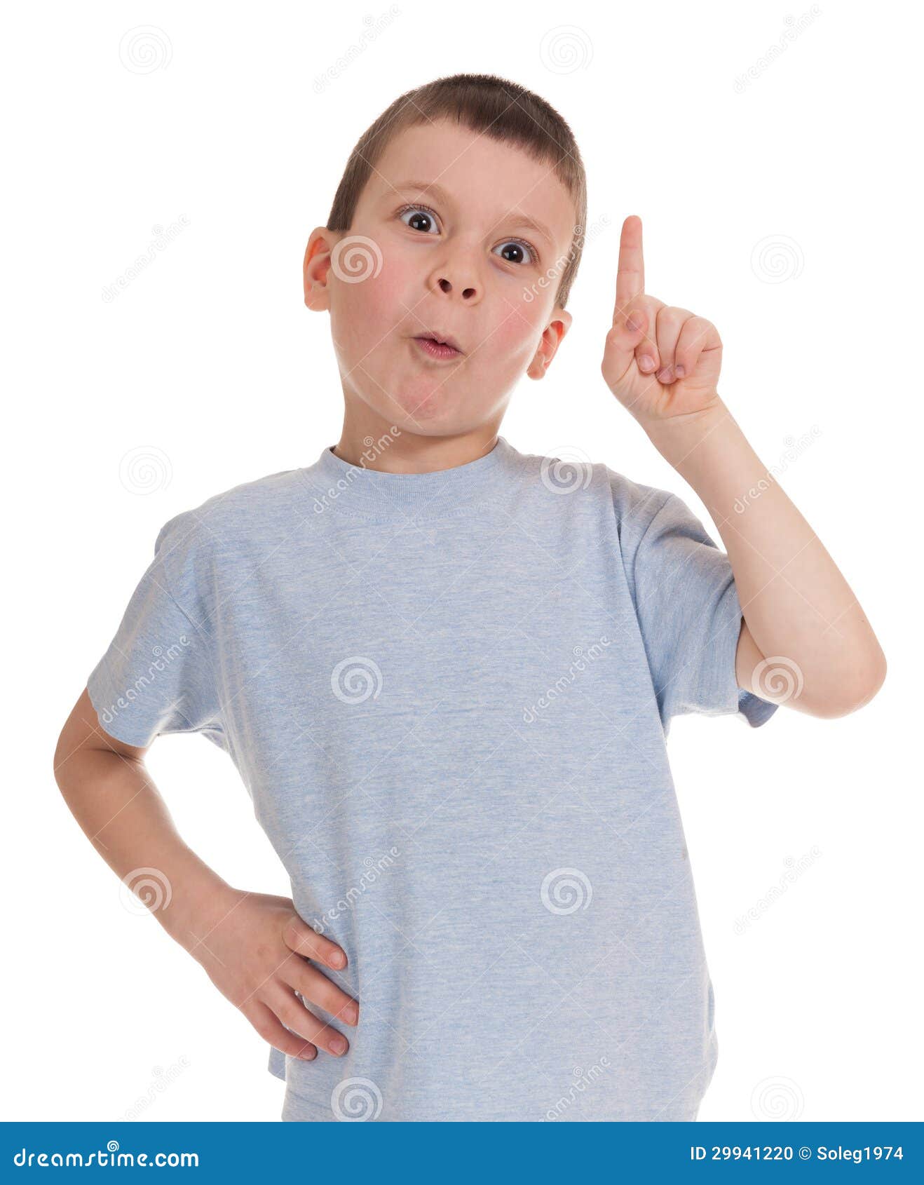 Boy show a finger stock photo. Image of gesture, expression - 29941220
