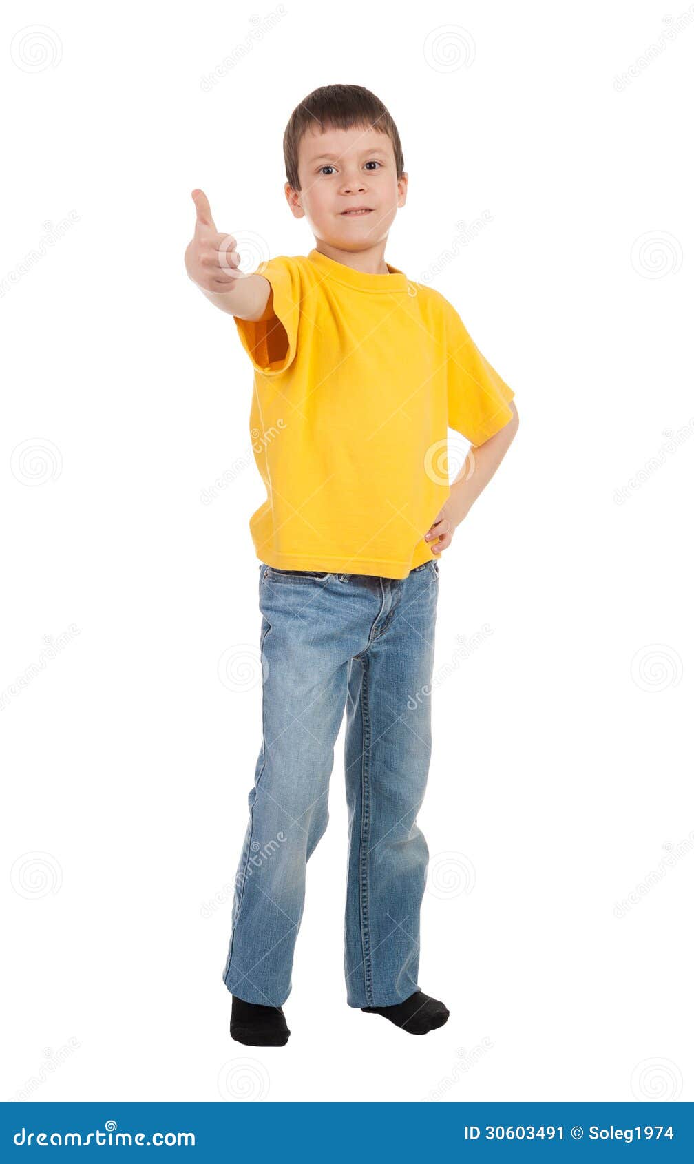 Boy show finger stock image. Image of closeup, isolated - 30603491