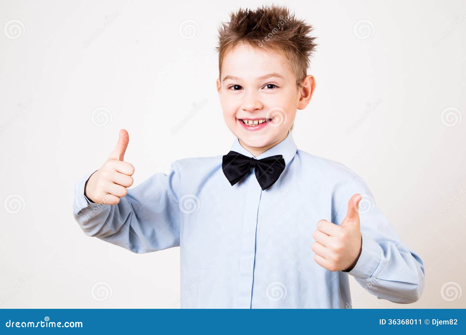 Boy Showing Thumbs Up Stock Image | CartoonDealer.com #36368011