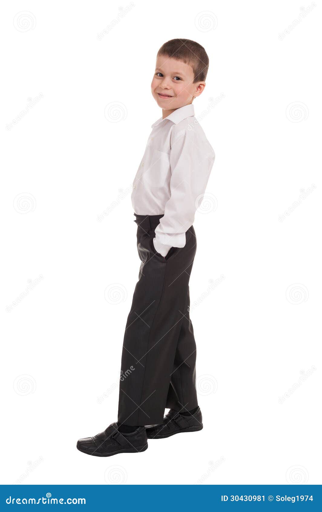 Boy side view isolated stock image. Image of modeling - 30430981
