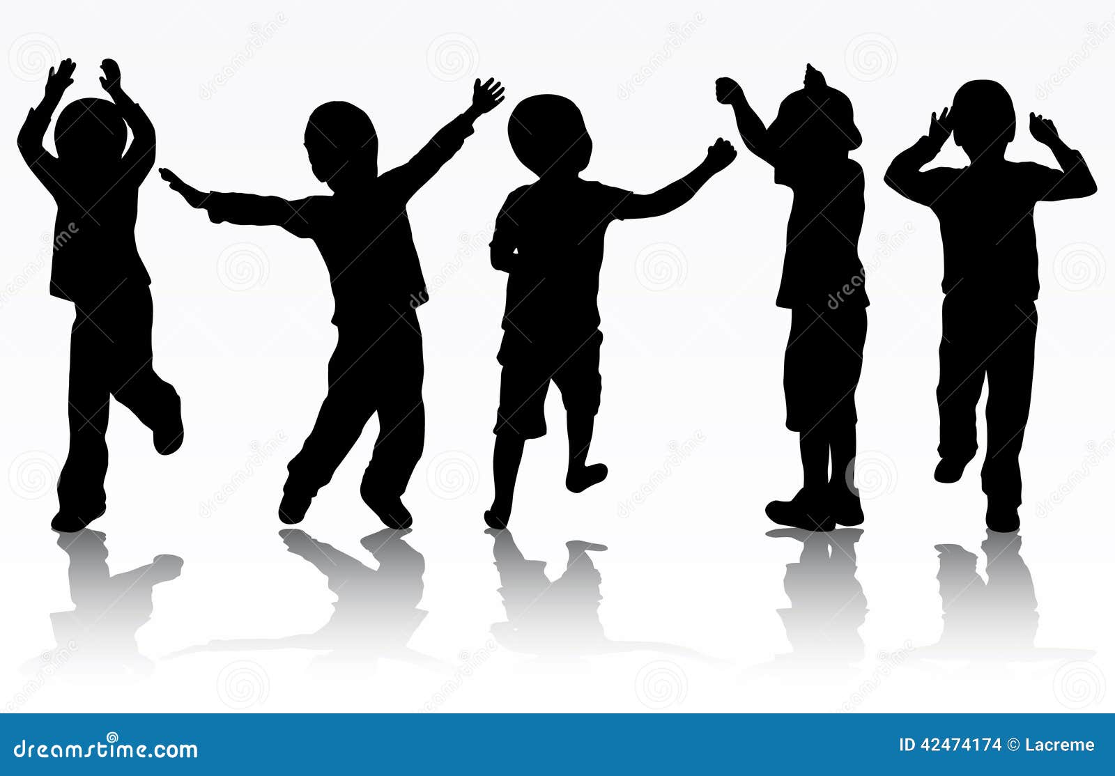 Boy silhouette stock vector. Illustration of standing - 42474174