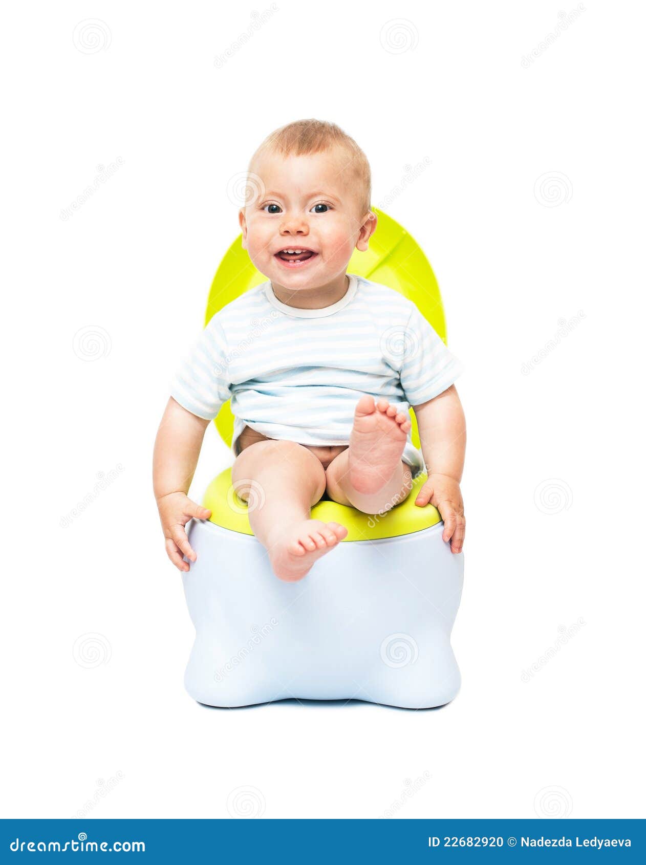 The Boy Sits on a Chamber Pot Stock Photo - Image of beautiful ...