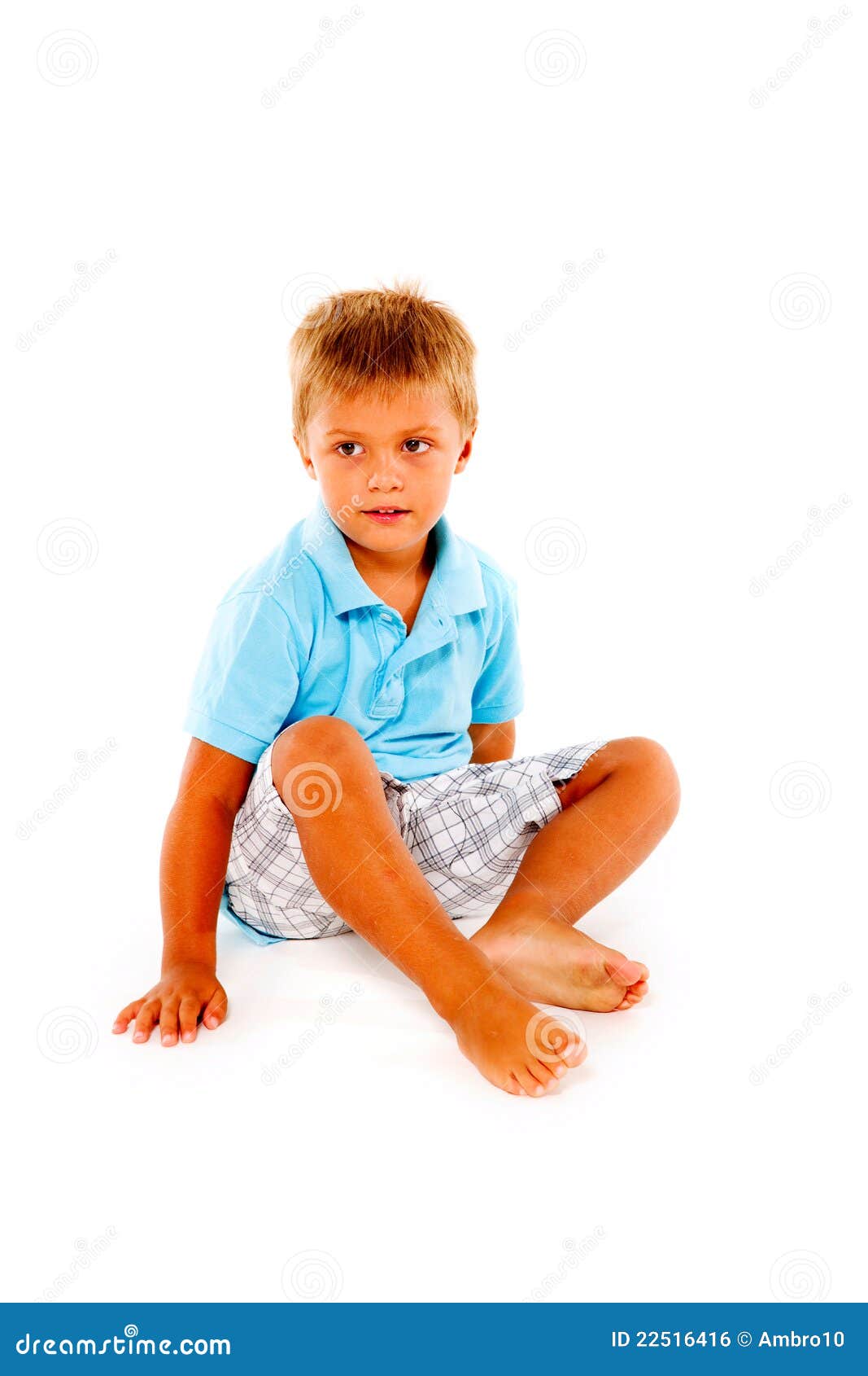 Boy sitting stock photo. Image of hair, child, seated - 22516416