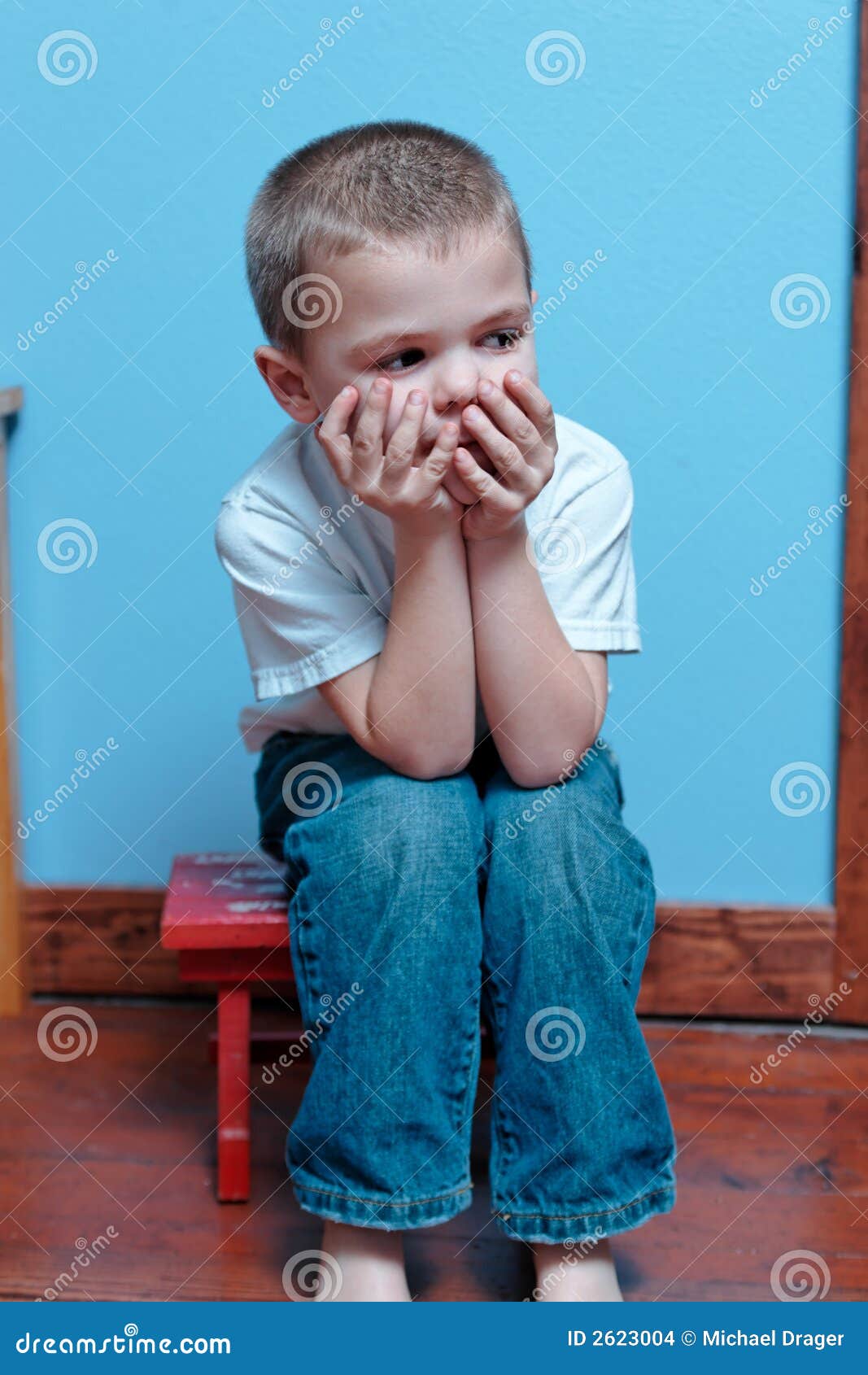 Boy sitting stock photo. Image of quit, angry, healthy - 2623004