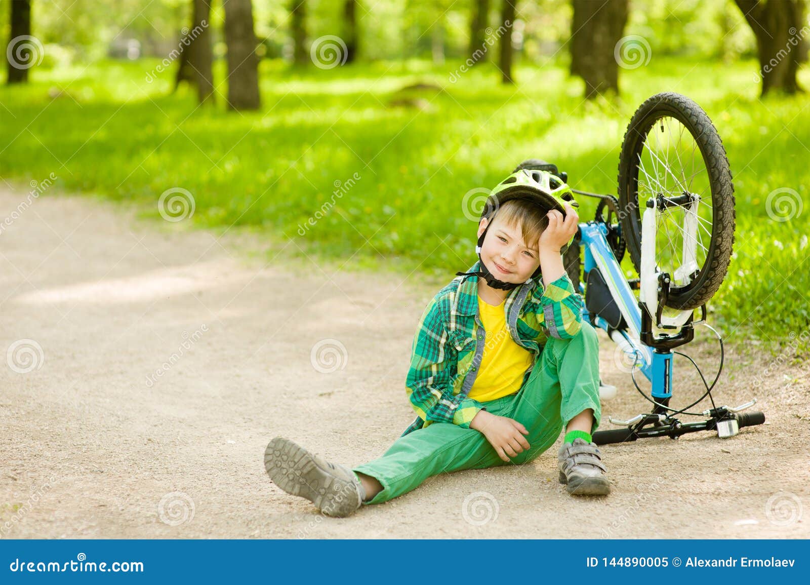 Broken Old Bicycle With Twisted Tyre And Rusted Parts Left Next To ...
