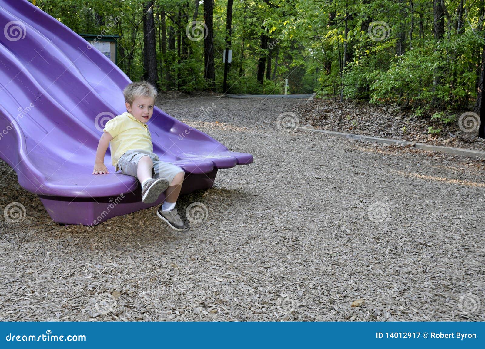 Boy on Slide stock image. Image of activity, lifestyle - 14012917
