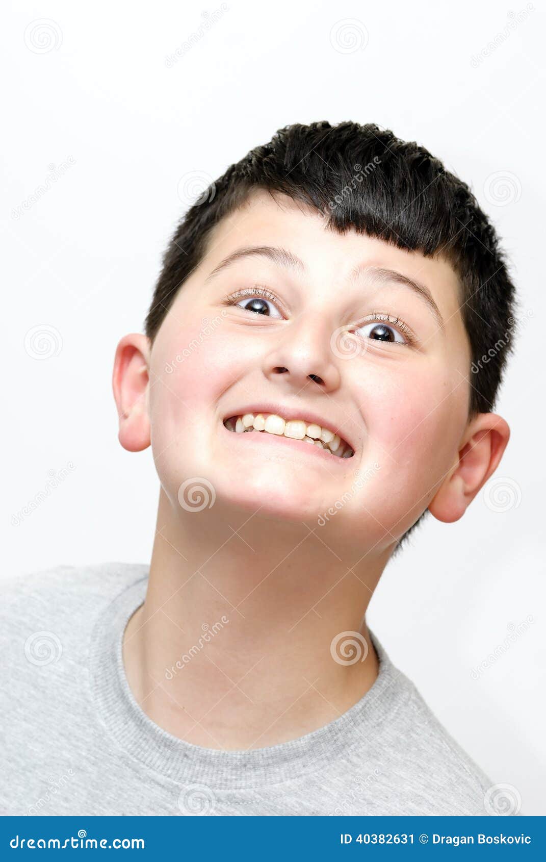 Boy with a smile stock image. Image of cool, portrait - 40382631