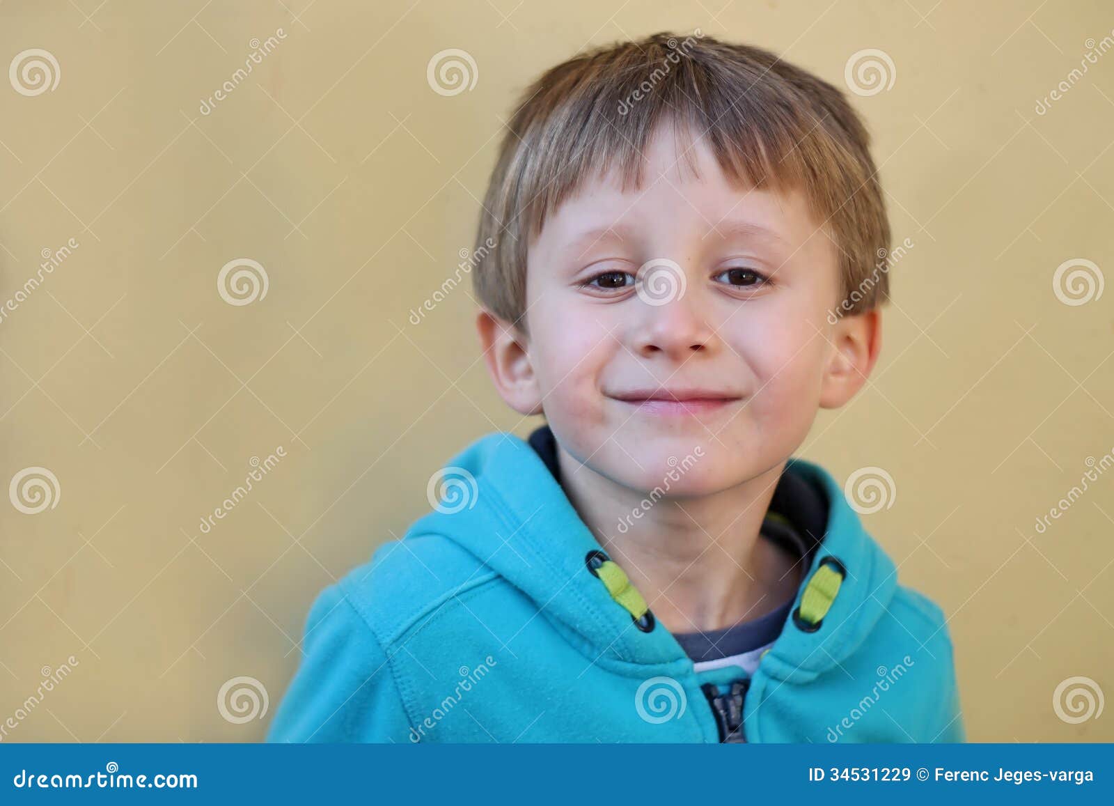 A boy smiling stock image. Image of innocence, darling - 34531229