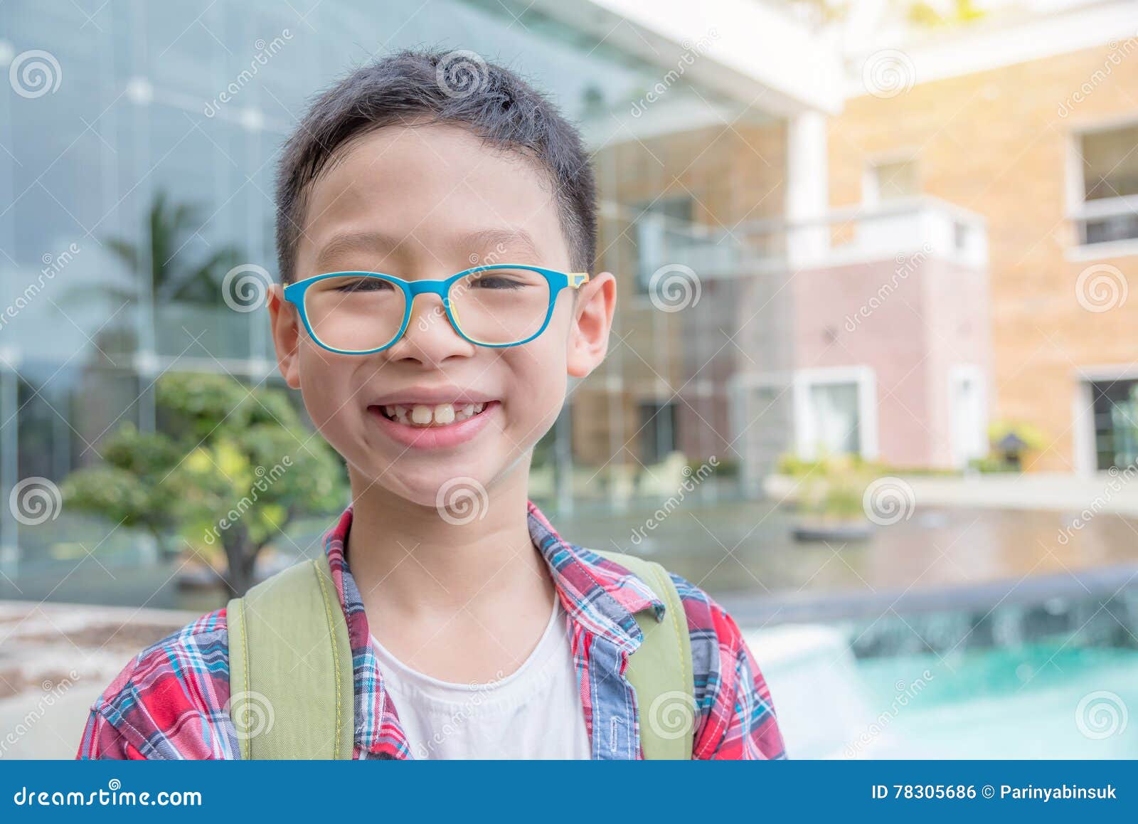 Boy smiling at school stock photo. Image of smiling, children - 78305686