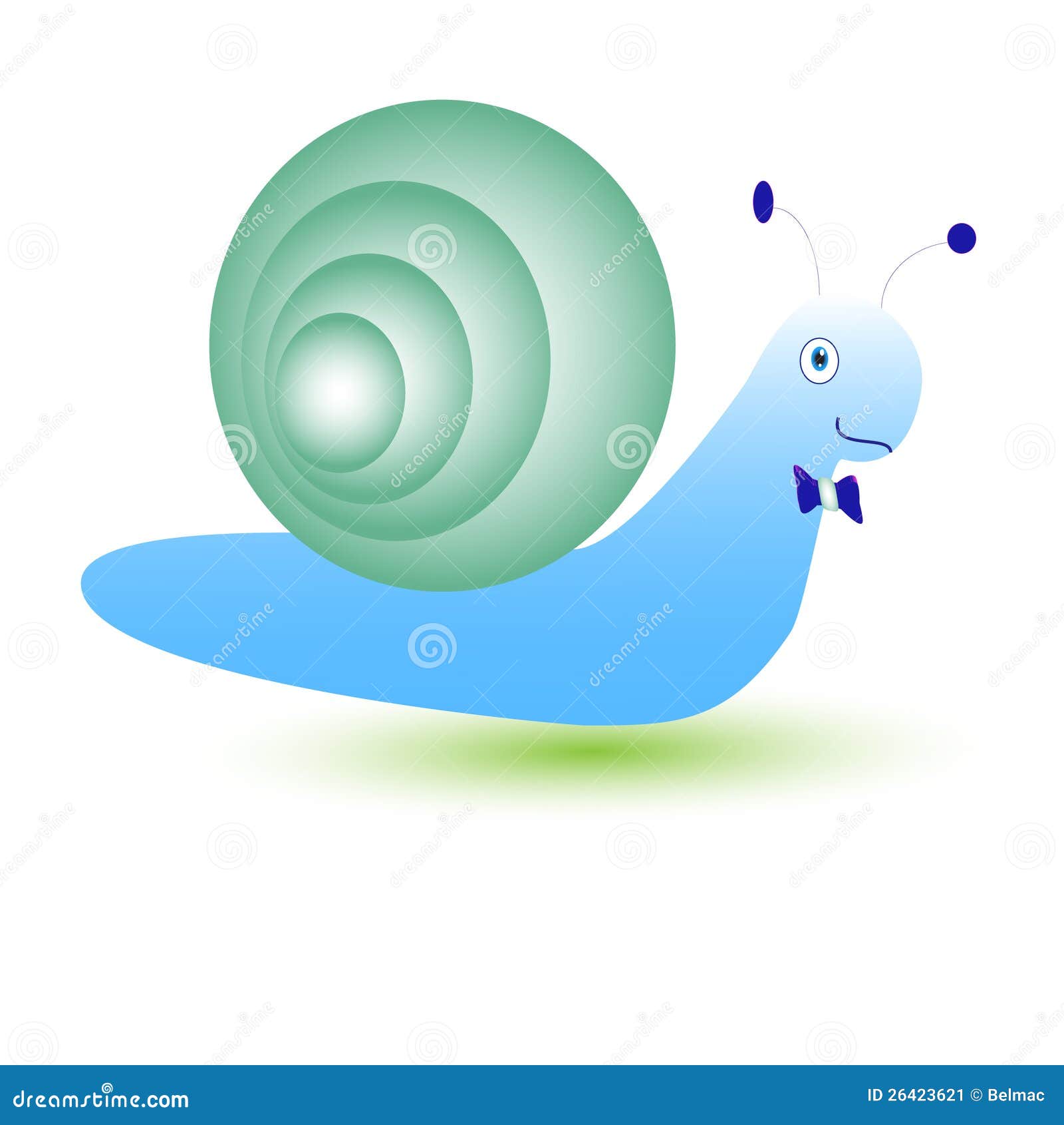 Boy snail cartoon stock vector. Illustration of icon - 26423621
