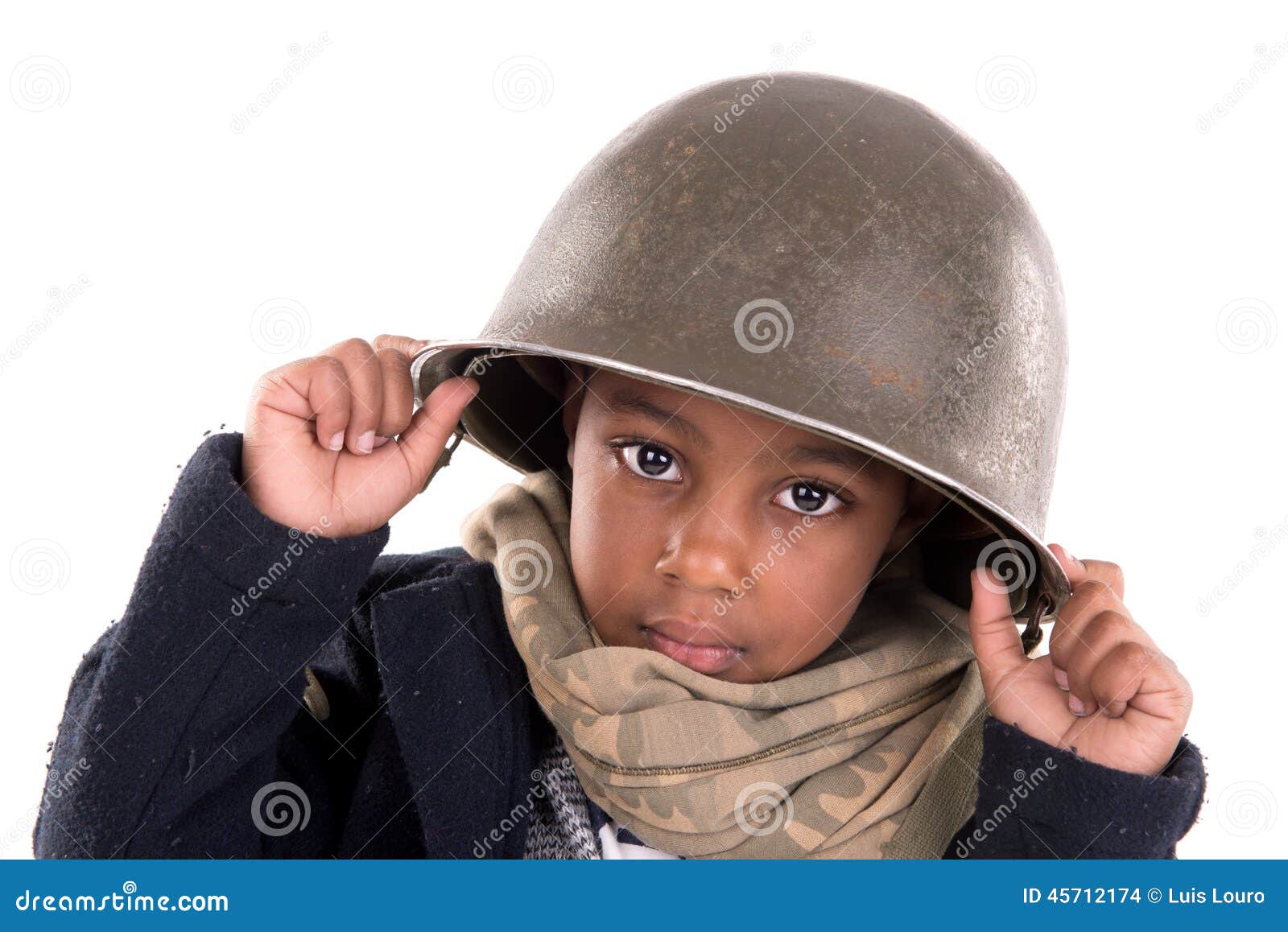 Boy soldier stock photo. Image of help, freedom, black - 45712174