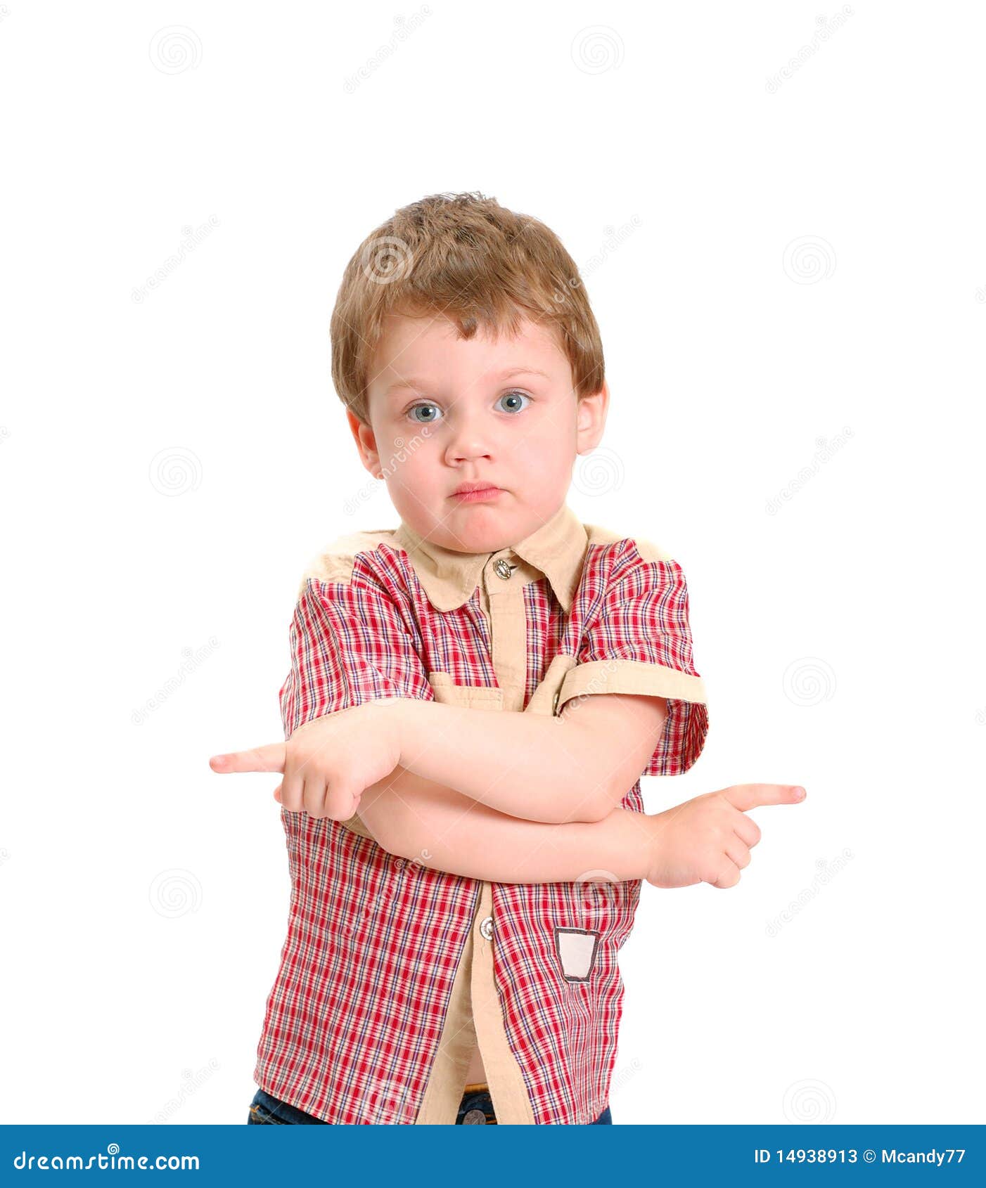The boy specifies a way stock image. Image of quote, isolation - 14938913