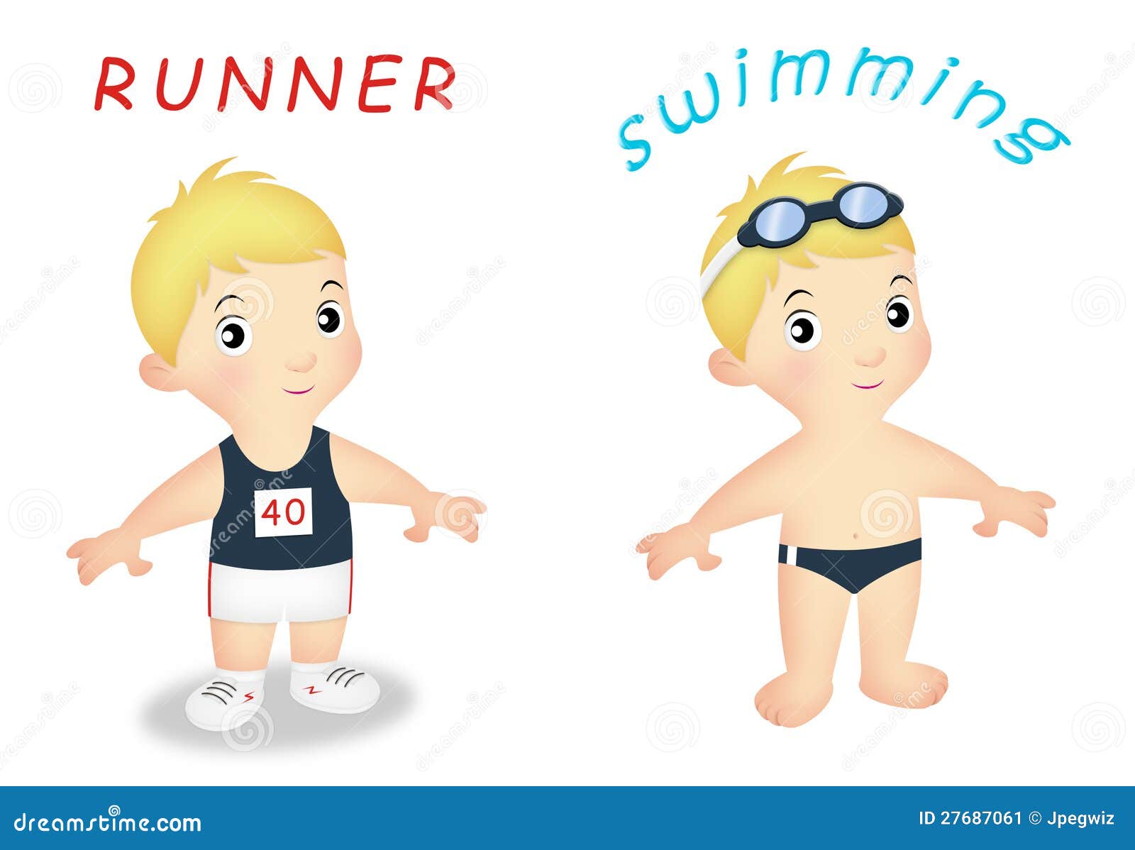 Boy Sports stock illustration. Illustration of competition - 27687061