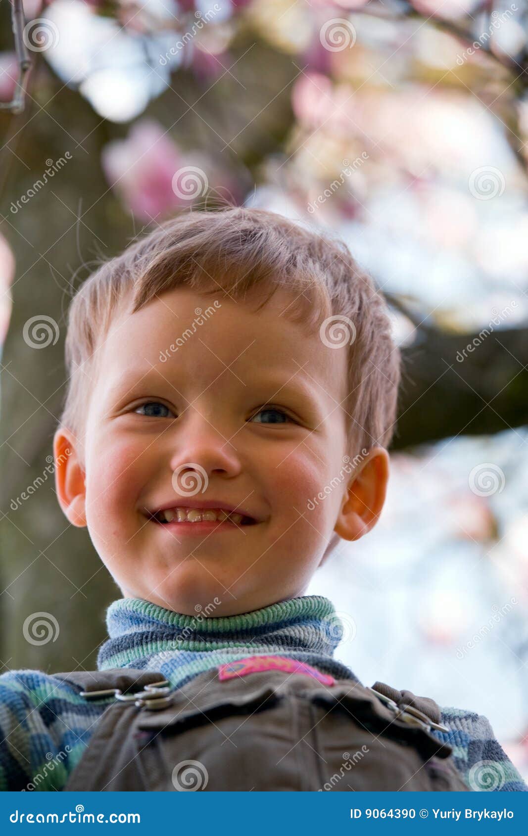 Boy In Spring Park Royalty-Free Stock Image | CartoonDealer.com #9064390