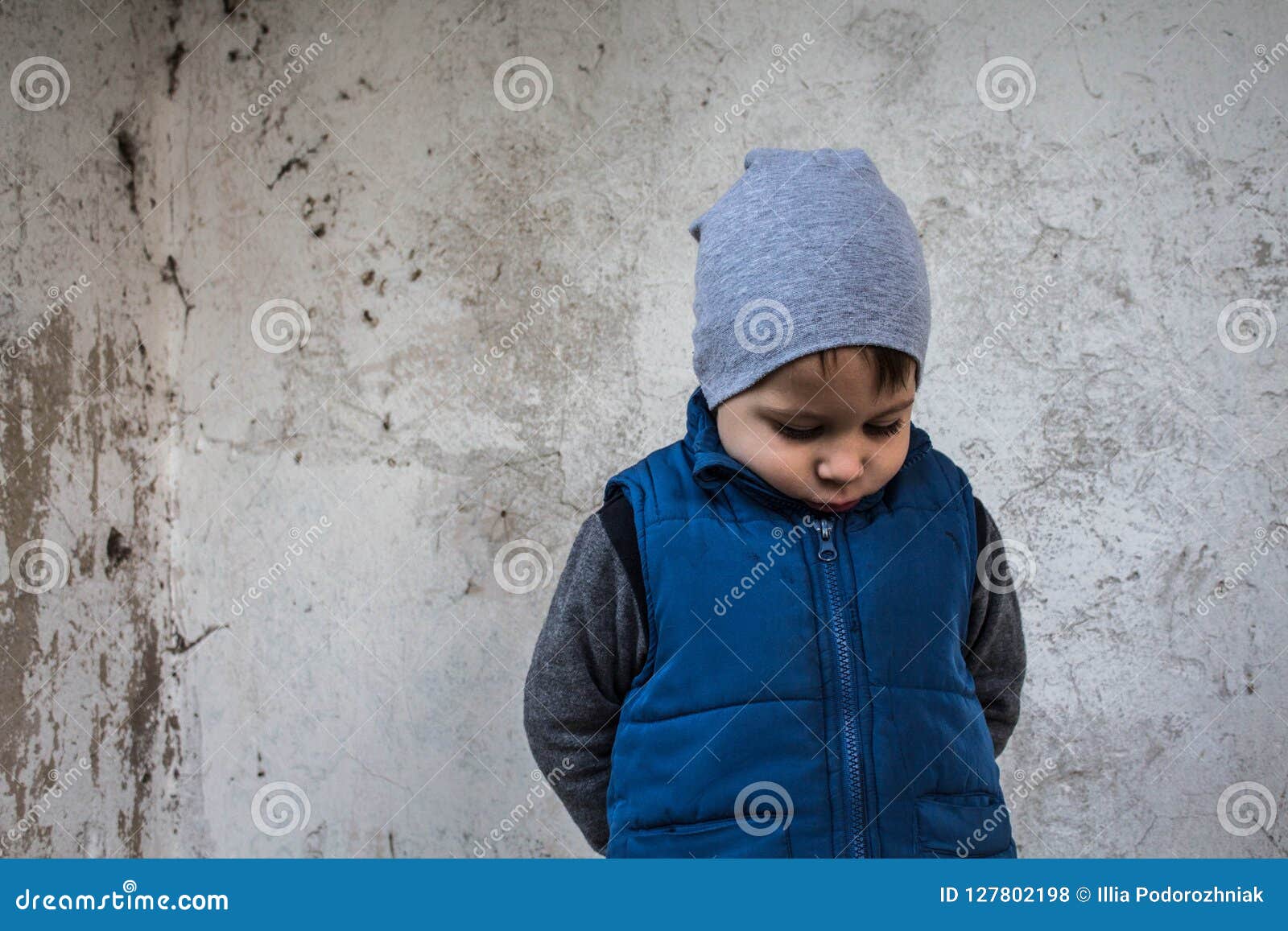 A Boy Stands in the Corner Offended Stock Photo - Image of clip, hiding ...