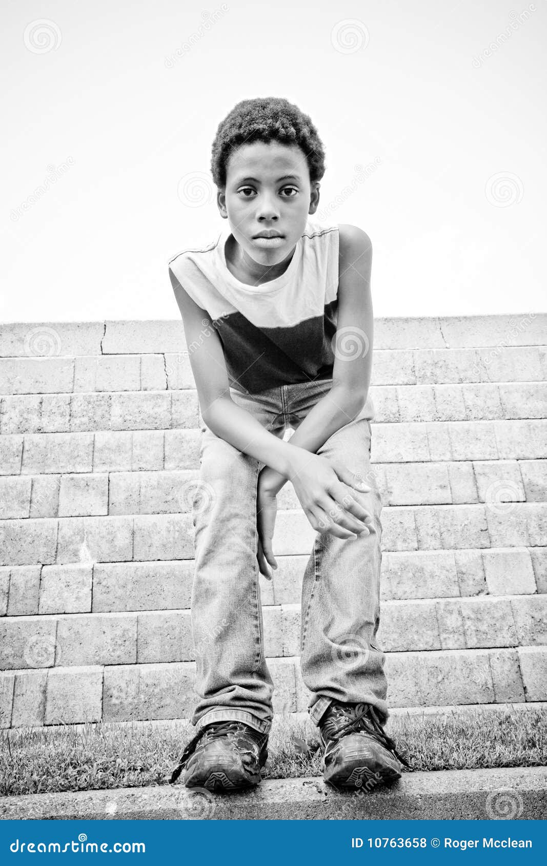 Boy with stare stock photo. Image of africandescent, face - 10763658