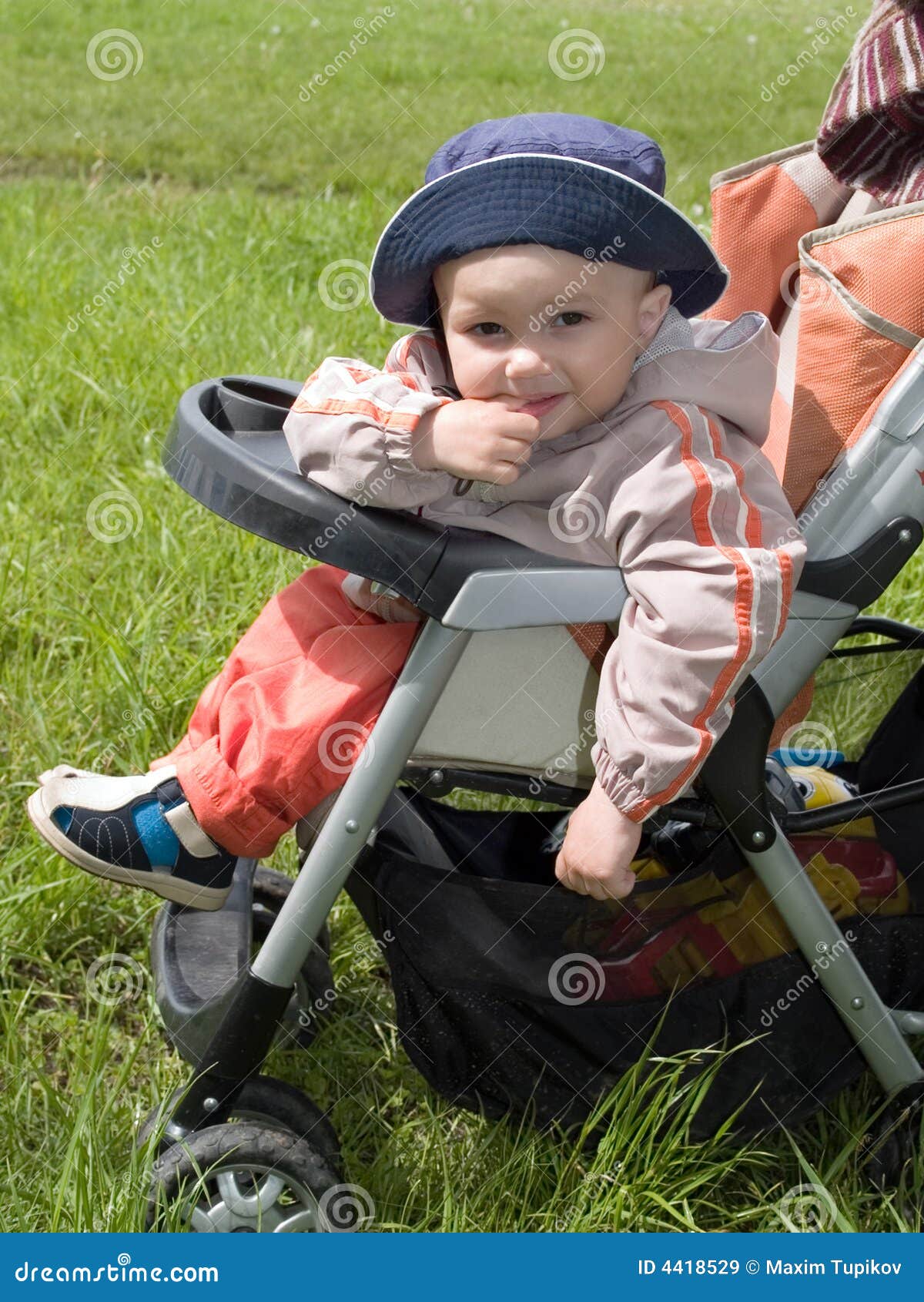 Boy In The Stroller Picture. Image: 4418529