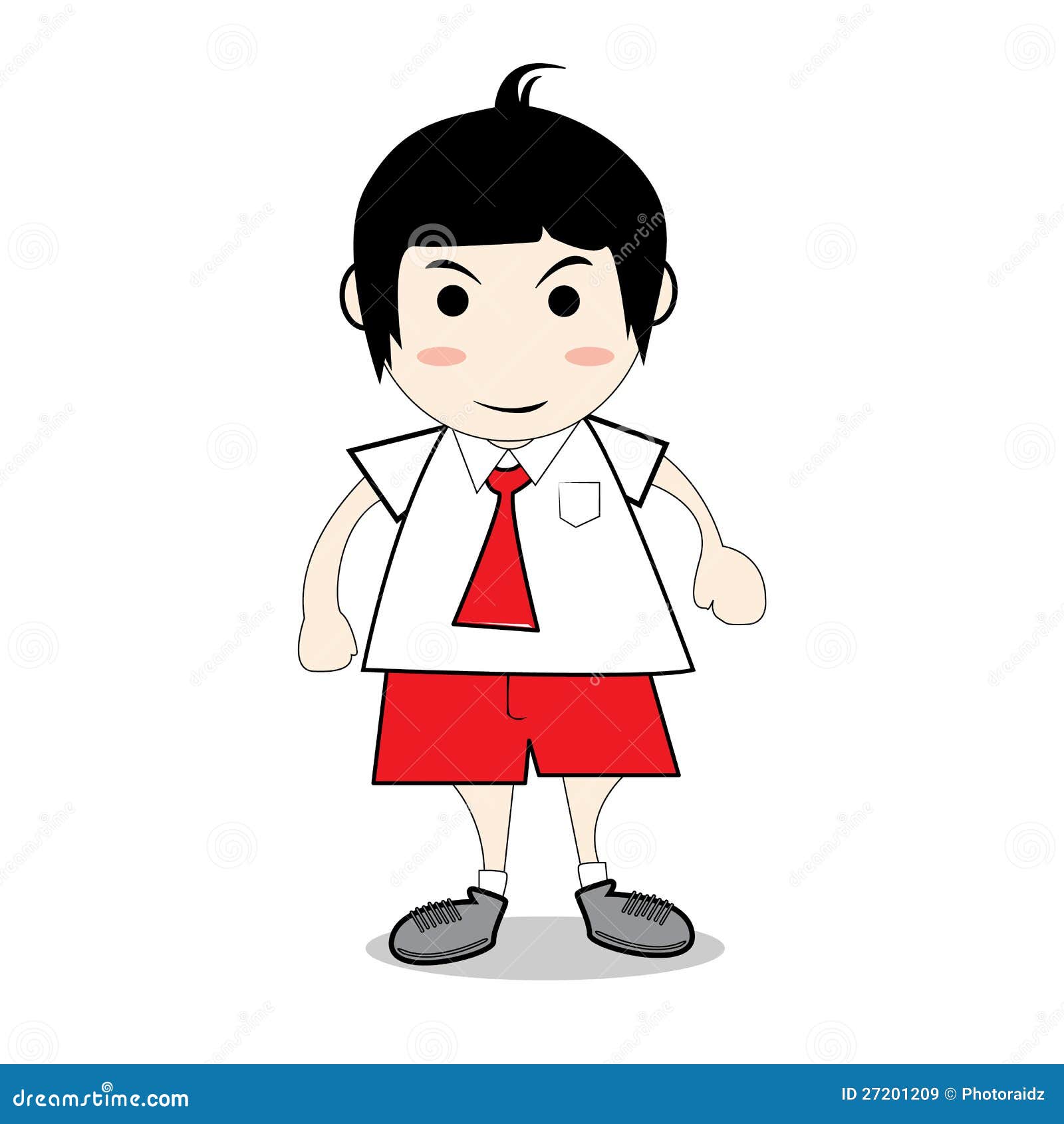 Boy student stock vector. Illustration of pretty, school - 27201209