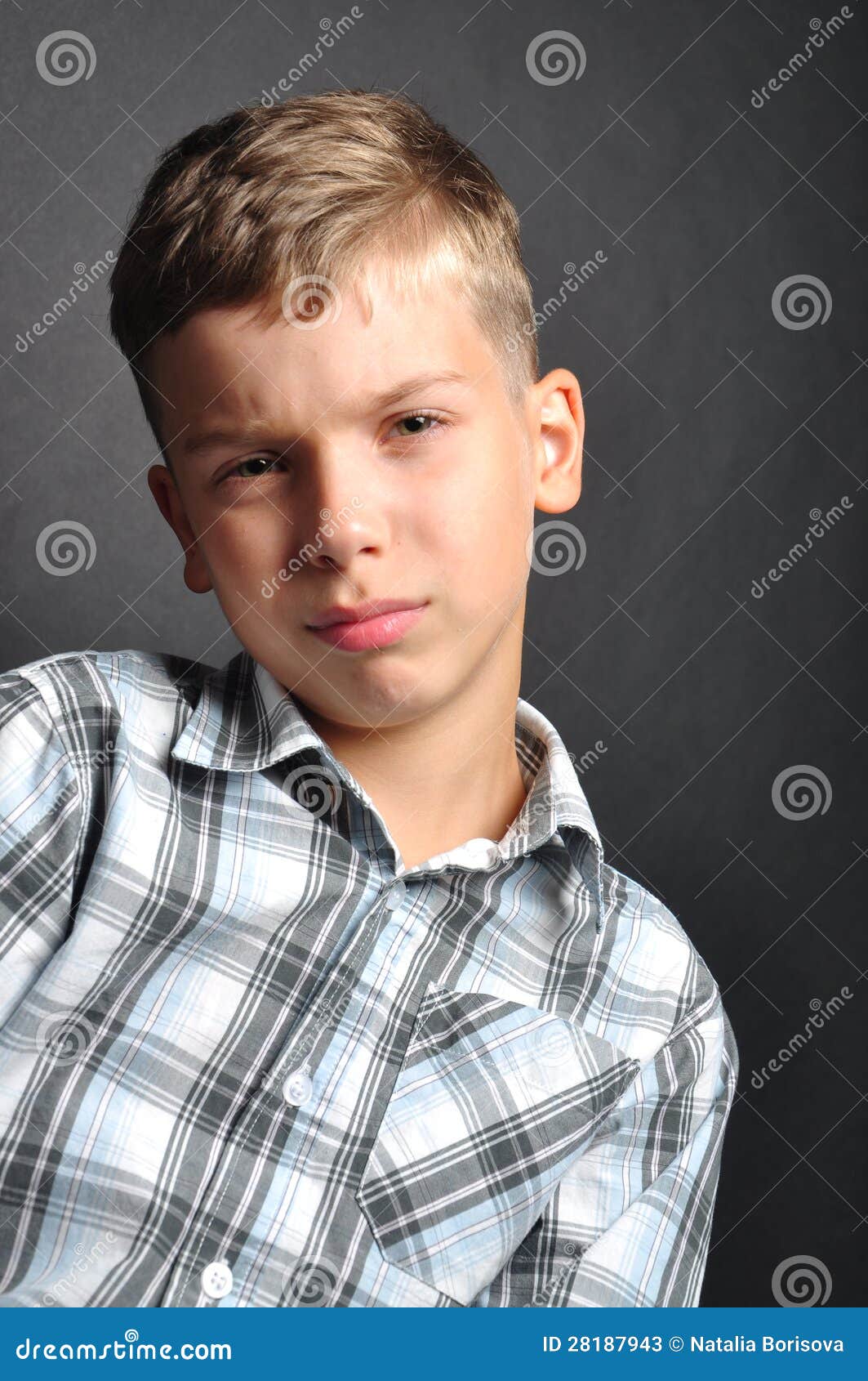 Boy in the studio stock image. Image of motions, schoolboy - 28187943