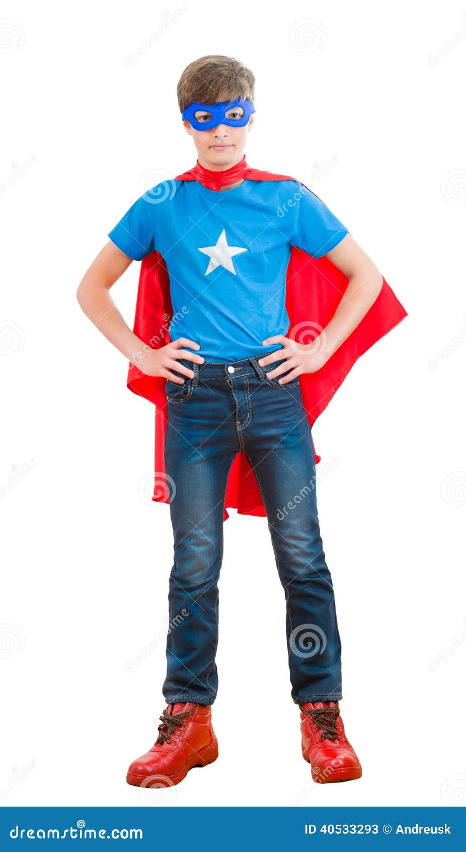 A boy super hero stock image. Image of strength, dress - 40533293