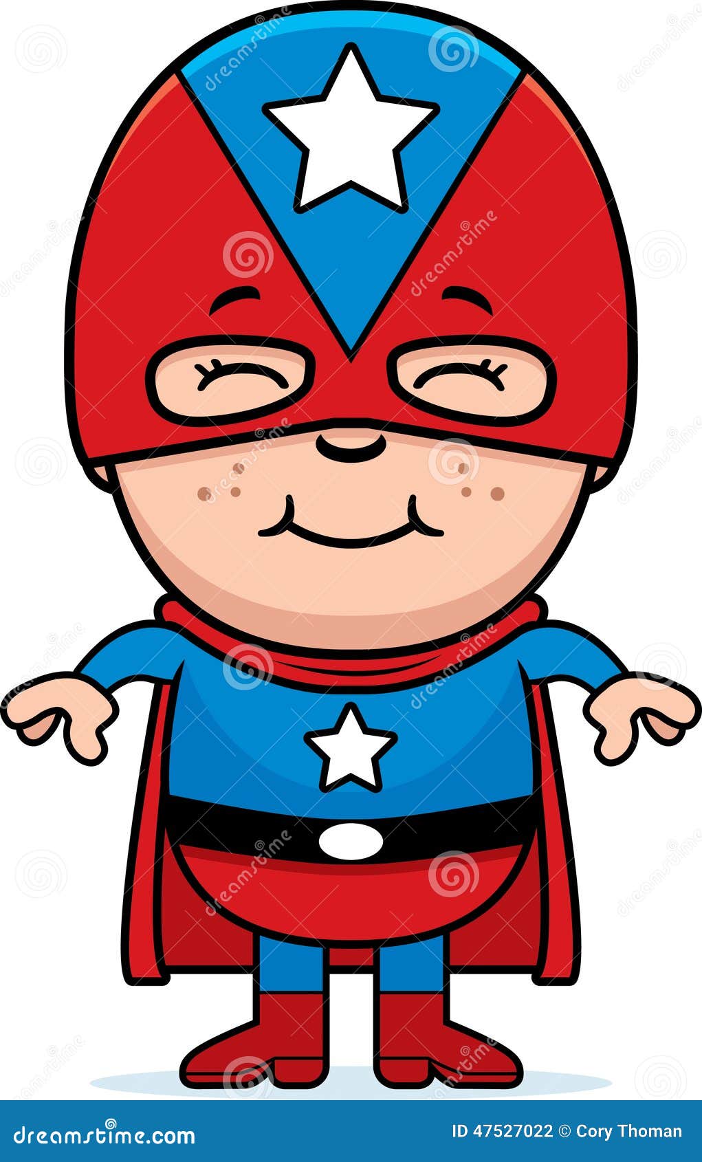 Boy Superhero stock vector. Illustration of vector, cartoon - 47527022