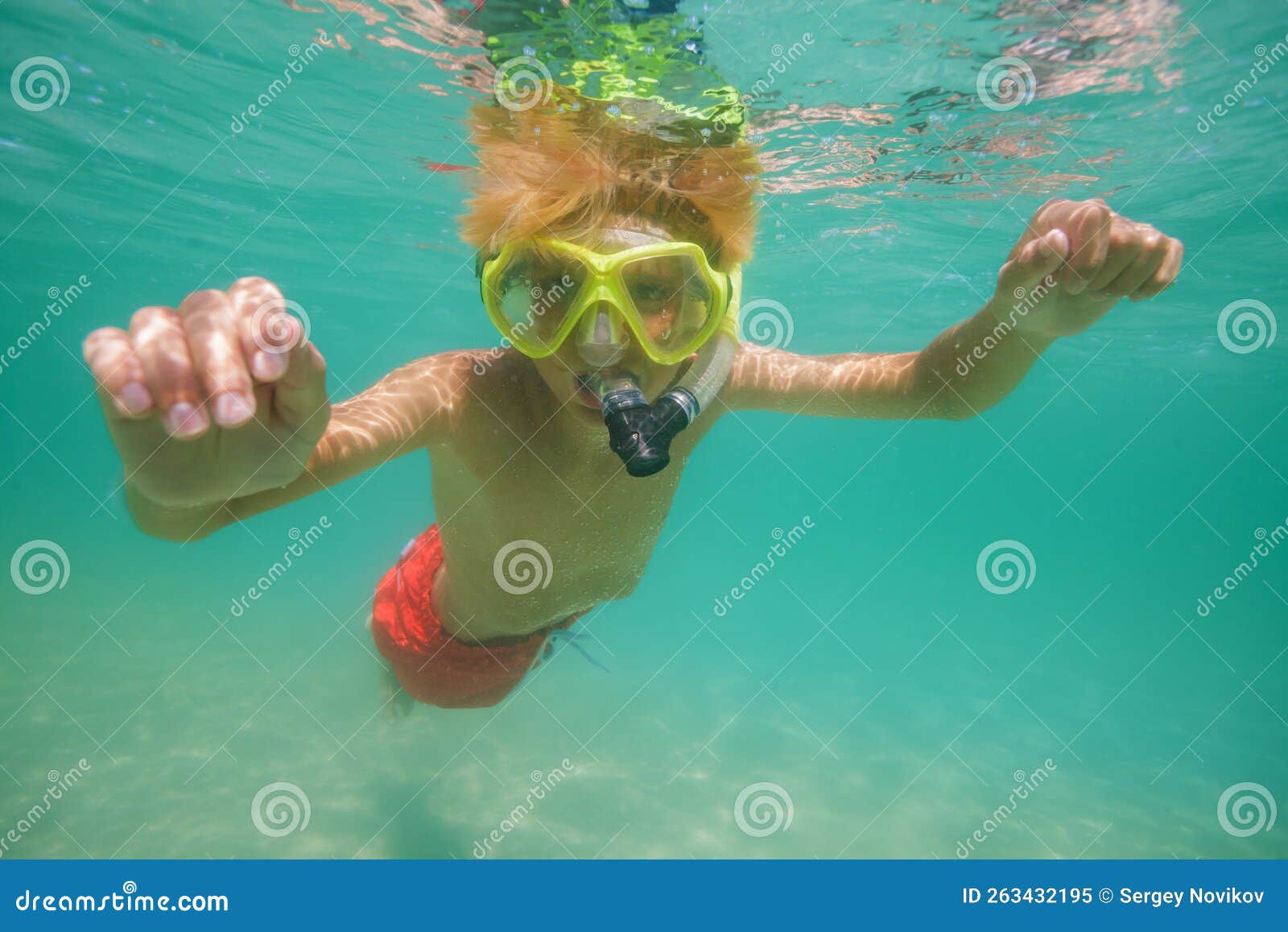 Boy Swim Underwater with Scuba Mask in the Ocean Stock Image - Image of ... Boy Swim Underwater with Scuba Mask in the Ocean Stock Image - Image of ...