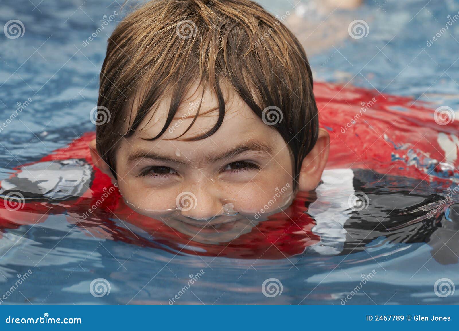 Boy swimmer stock image. Image of happiness, laughing - 2467789