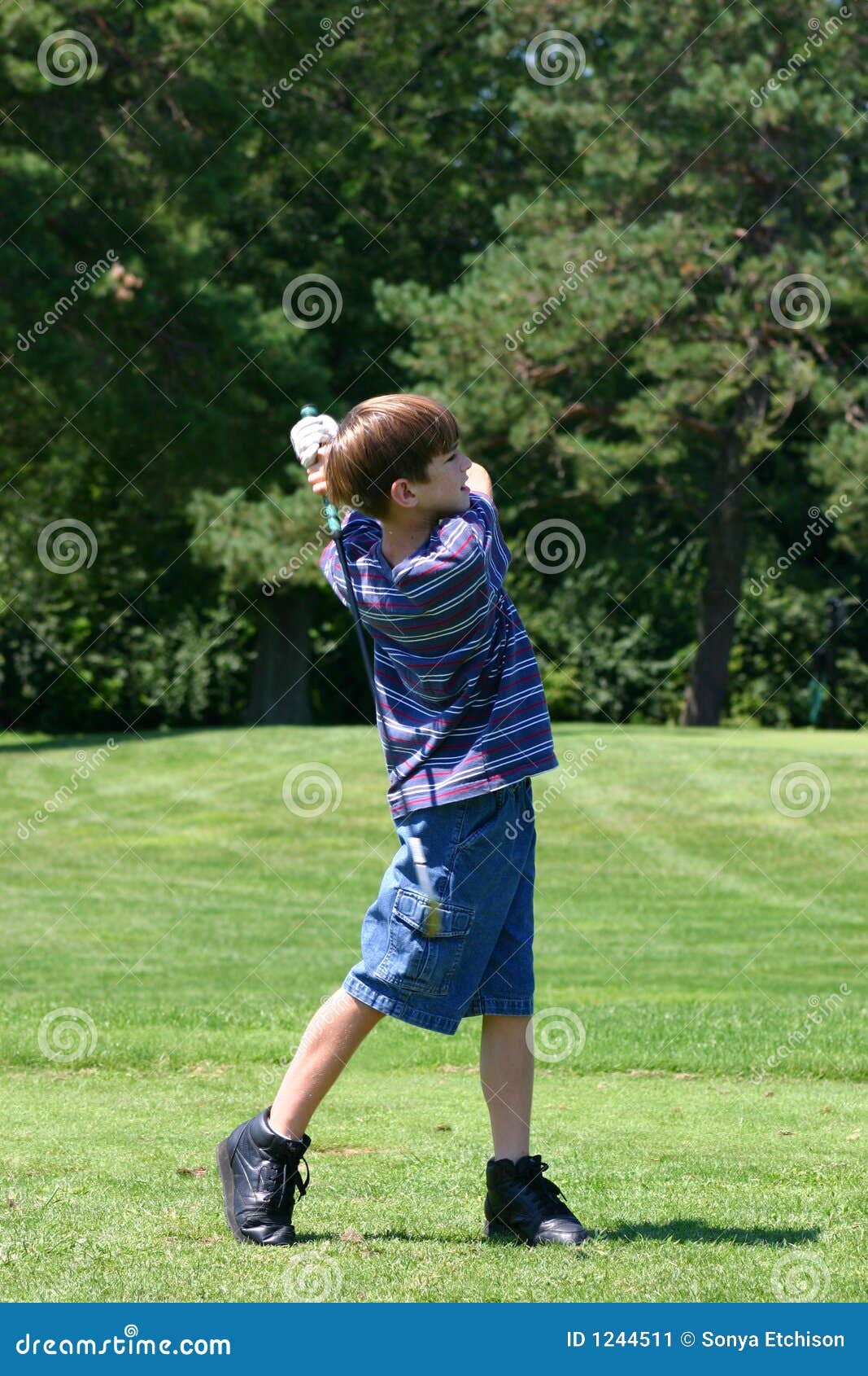 Boy Swinging stock image. Image of fore, pole, cute, people - 1244511
