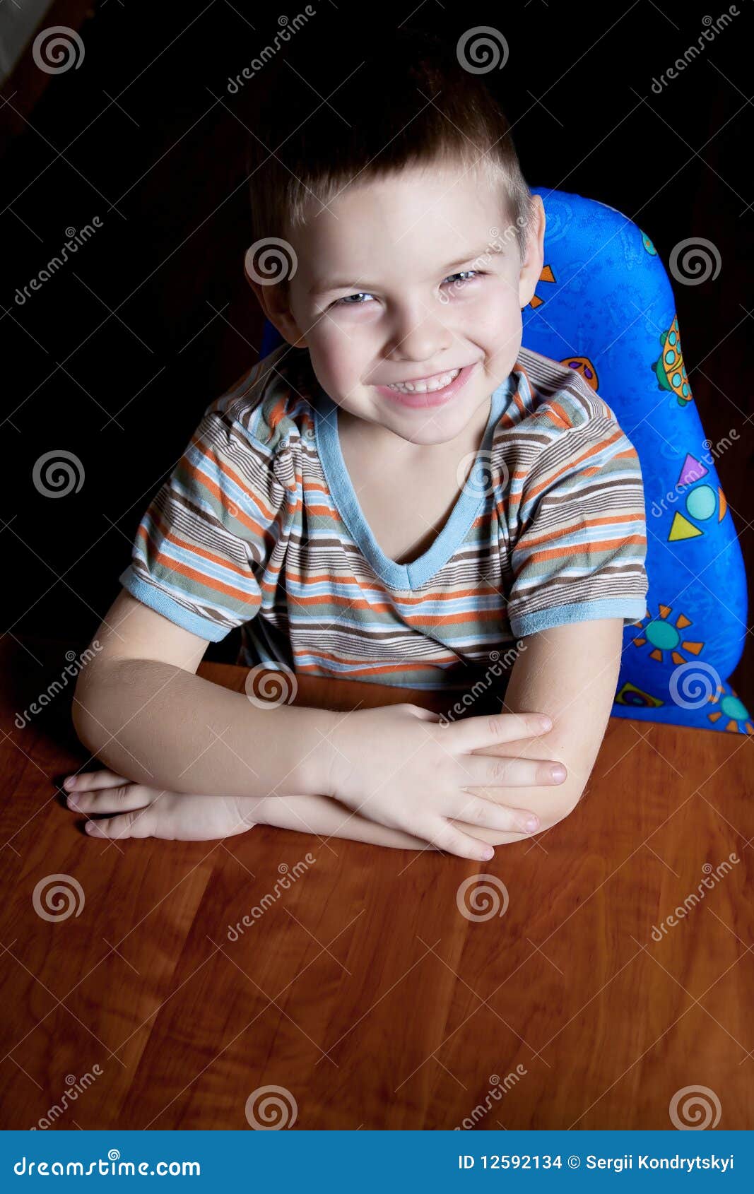 Boy at the table stock photo. Image of pepper, shirt - 12592134