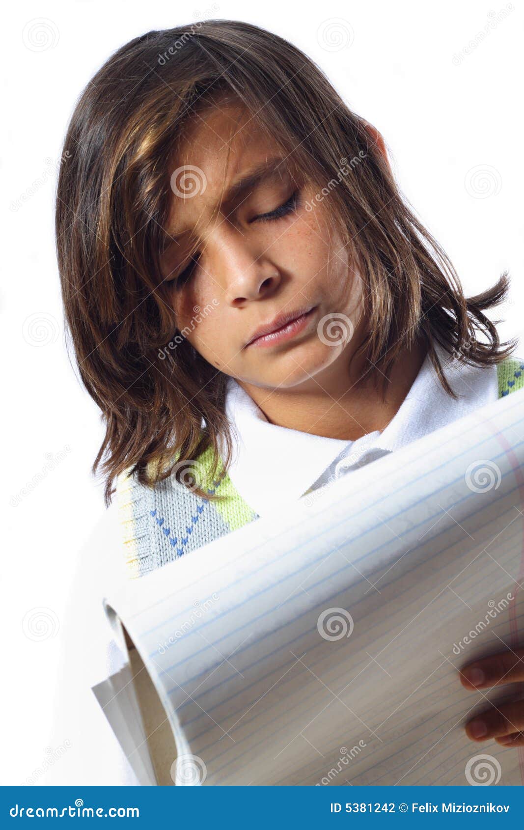 Boy Taking Notes stock photo. Image of student, learning - 5381242