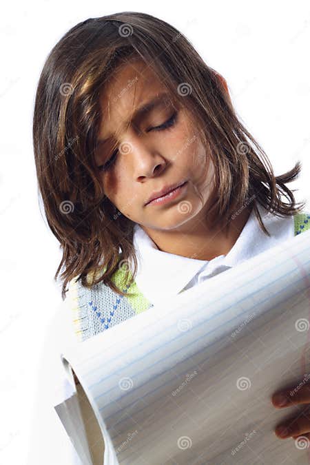 Boy Taking Notes stock photo. Image of student, learning - 5381242