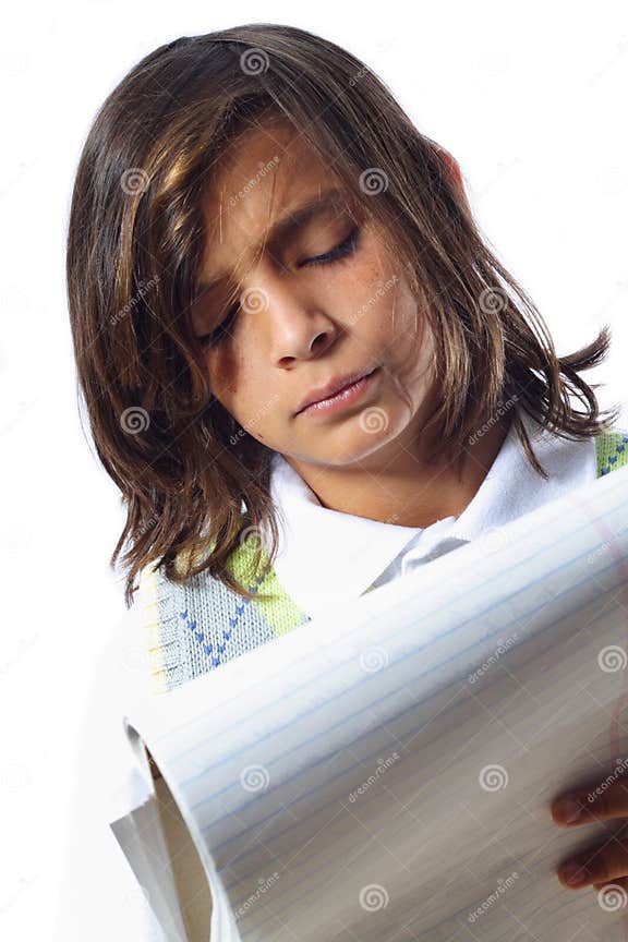 Boy Taking Notes stock photo. Image of student, learning - 5381242