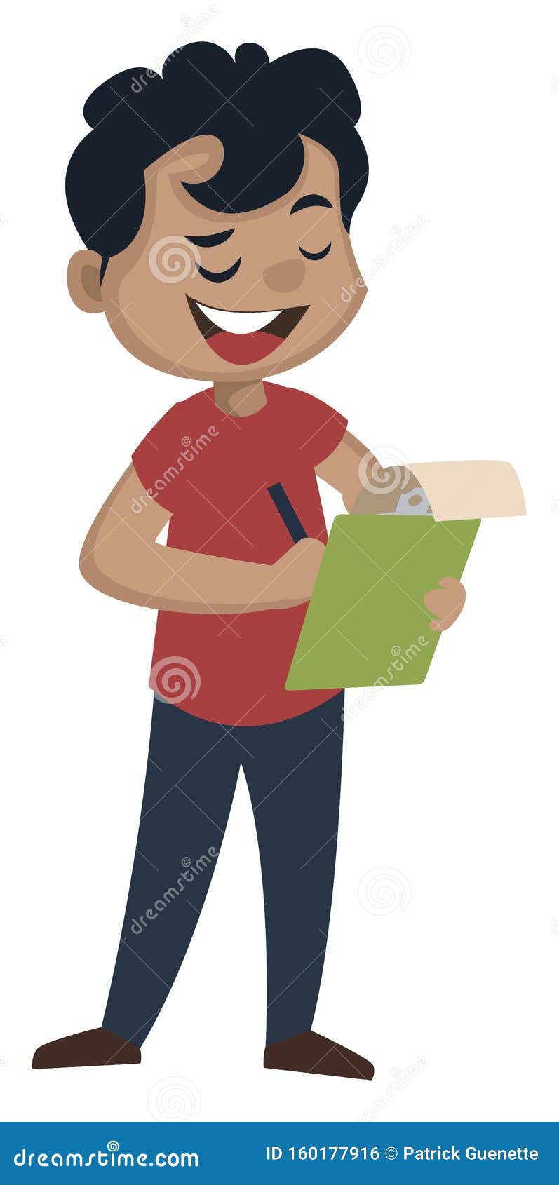 Taking Notes As Writing Process Of Study In Memo Diary Tiny Persons ...