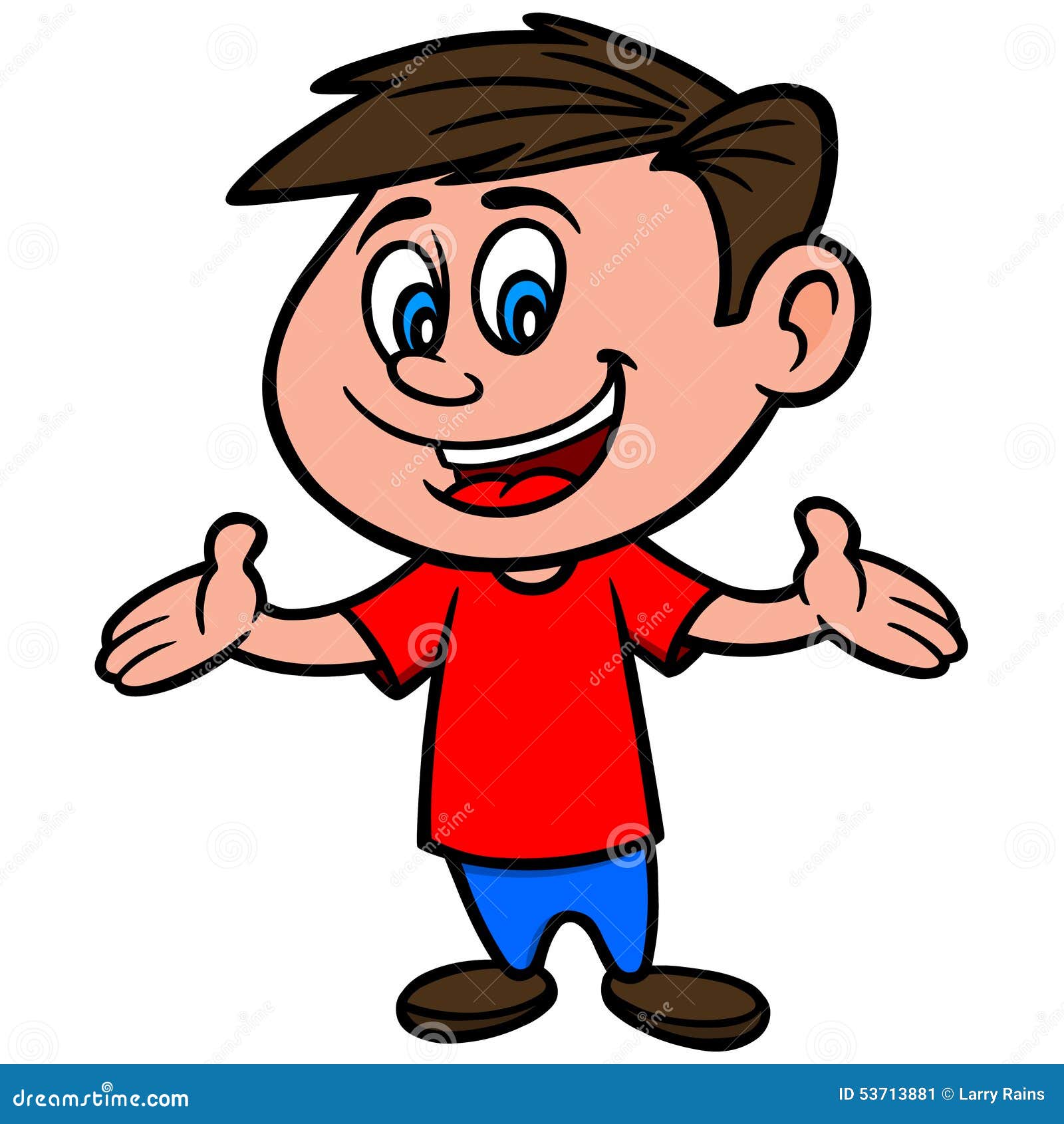 Boy Talking stock vector. Illustration of marketing, childhood - 53713881