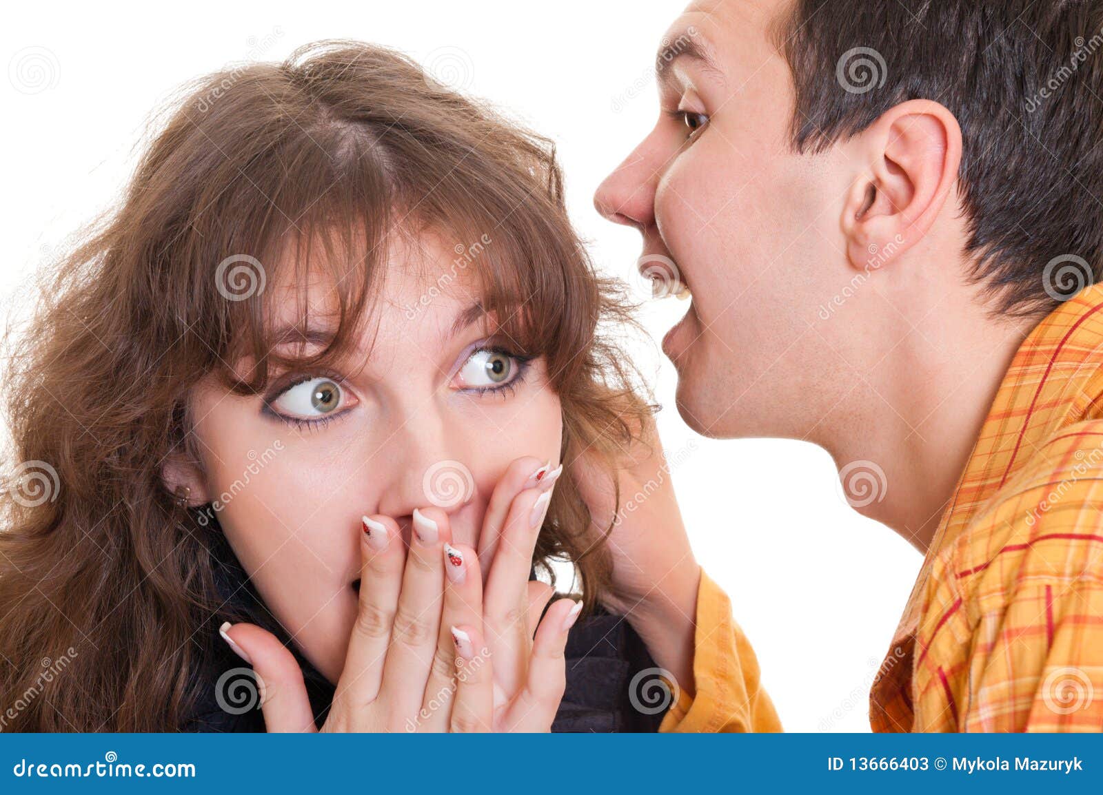 Boy telling secret stock image. Image of close, face - 13666403
