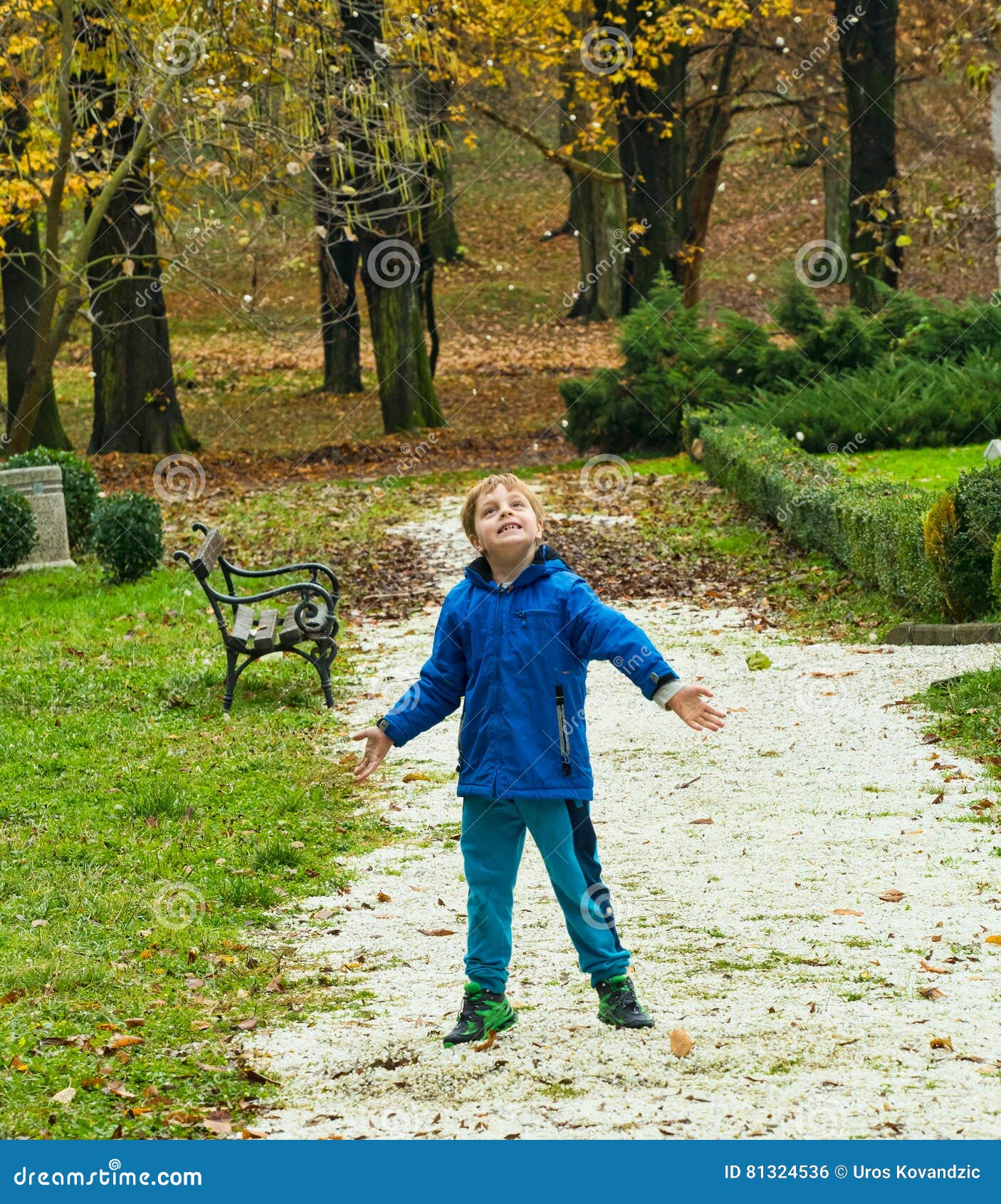 Boy throwing pebbles stock photo. Image of captured, outdoor - 81324536