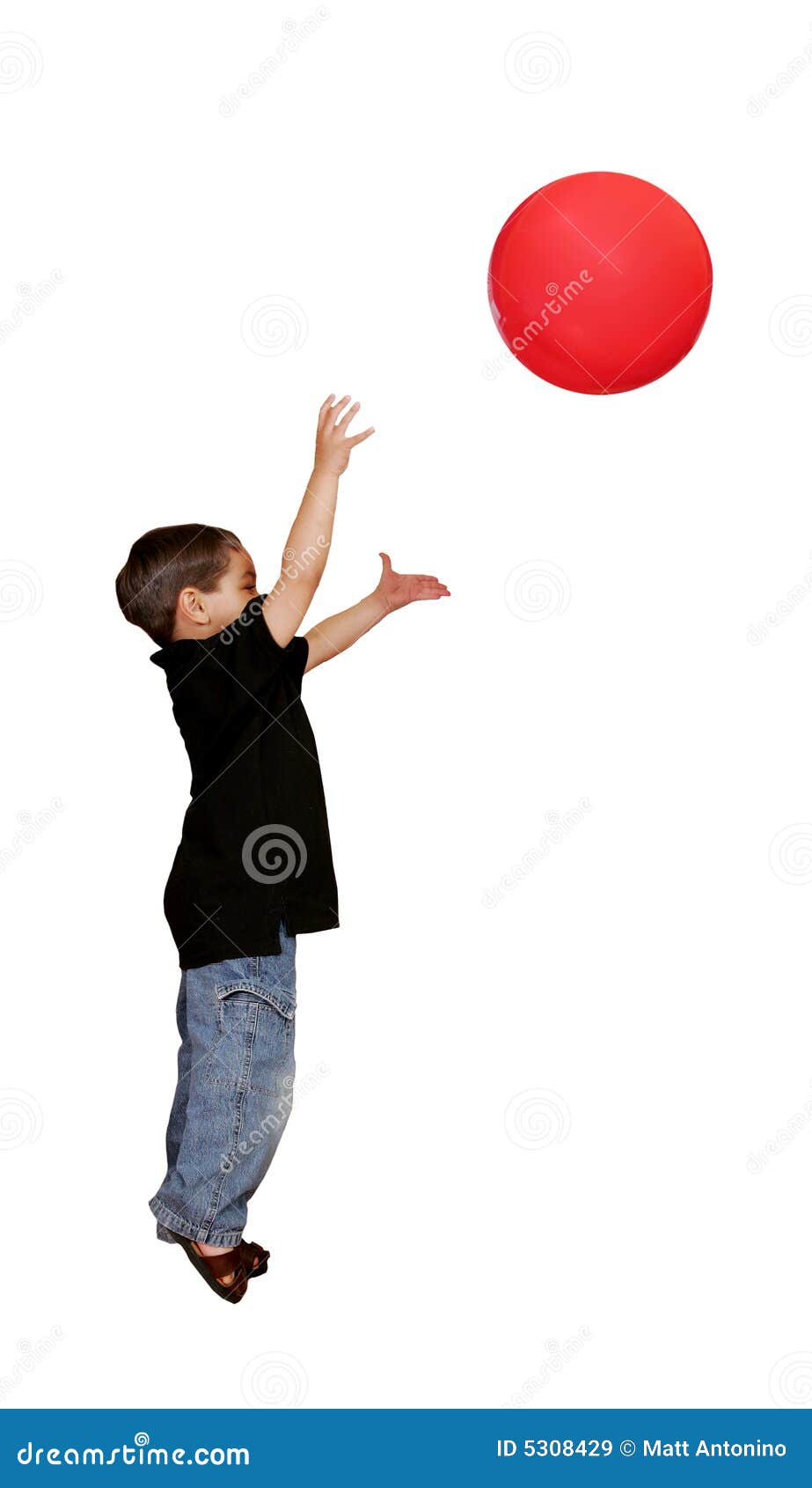 Child Throw Ball