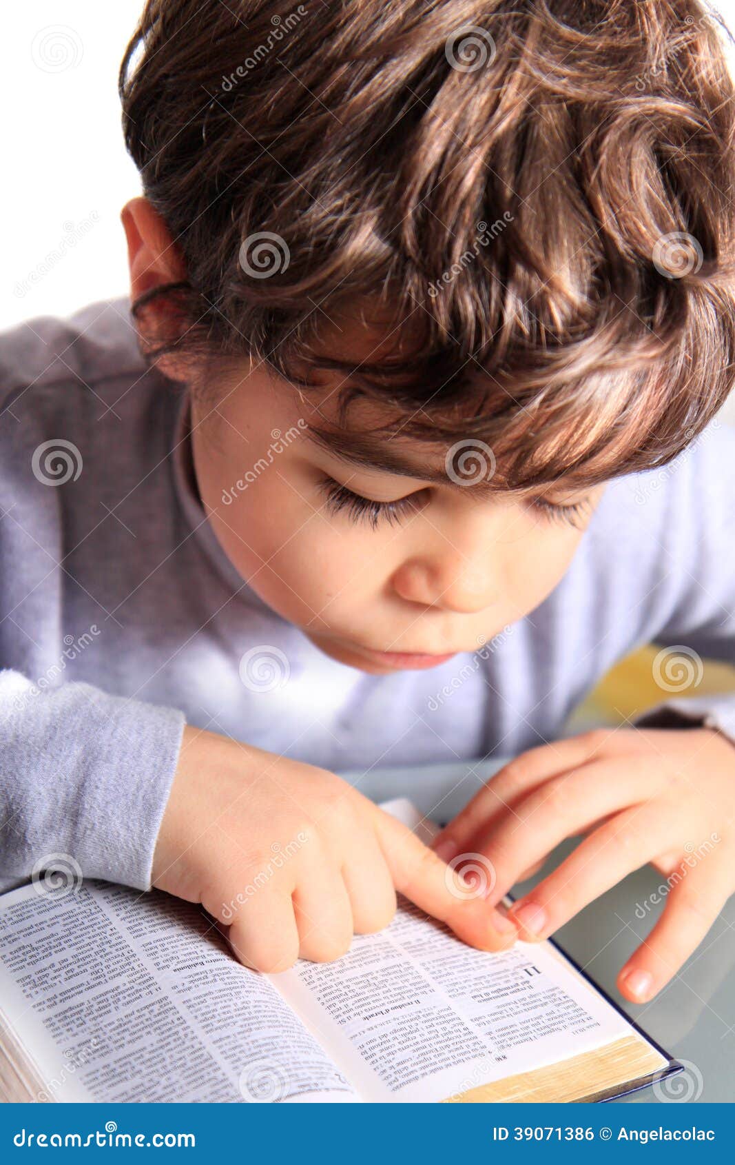 Boy to read the Bible stock photo. Image of baby, christian - 39071386