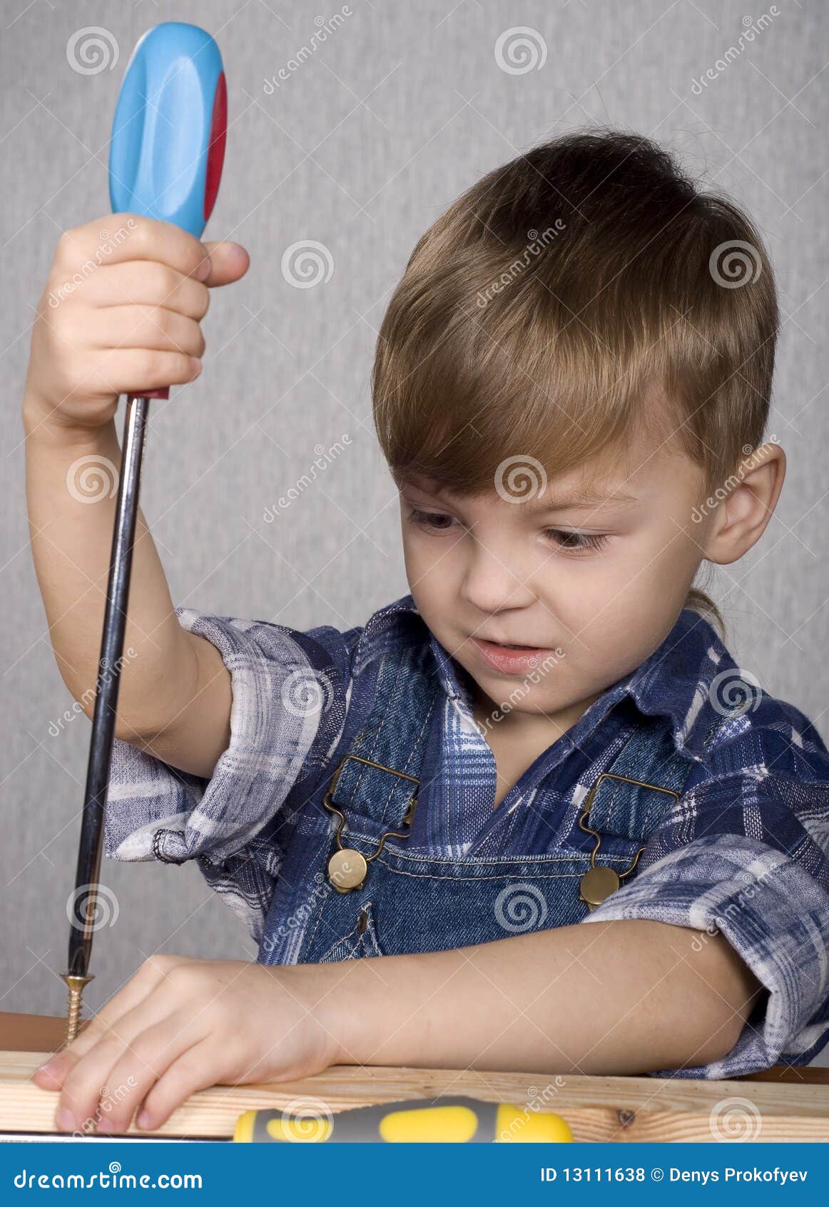 Boy with tools stock photo. Image of people, costume - 13111638
