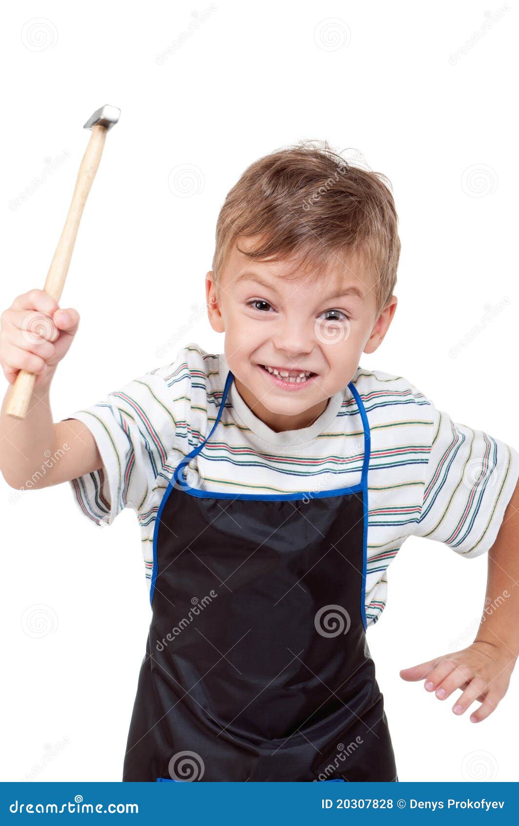 Boy with tools stock photo. Image of person, handyman - 20307828