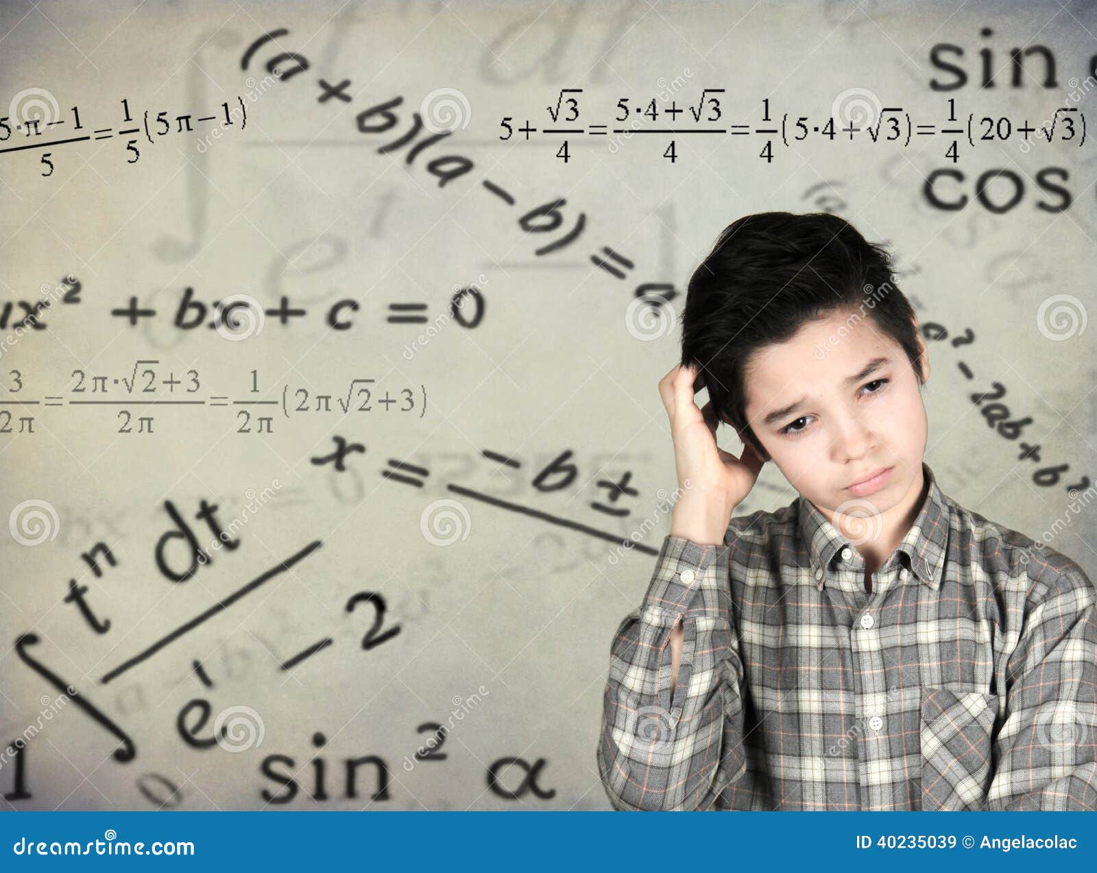 Boy in trouble stock image. Image of learn, figures, student - 40235039