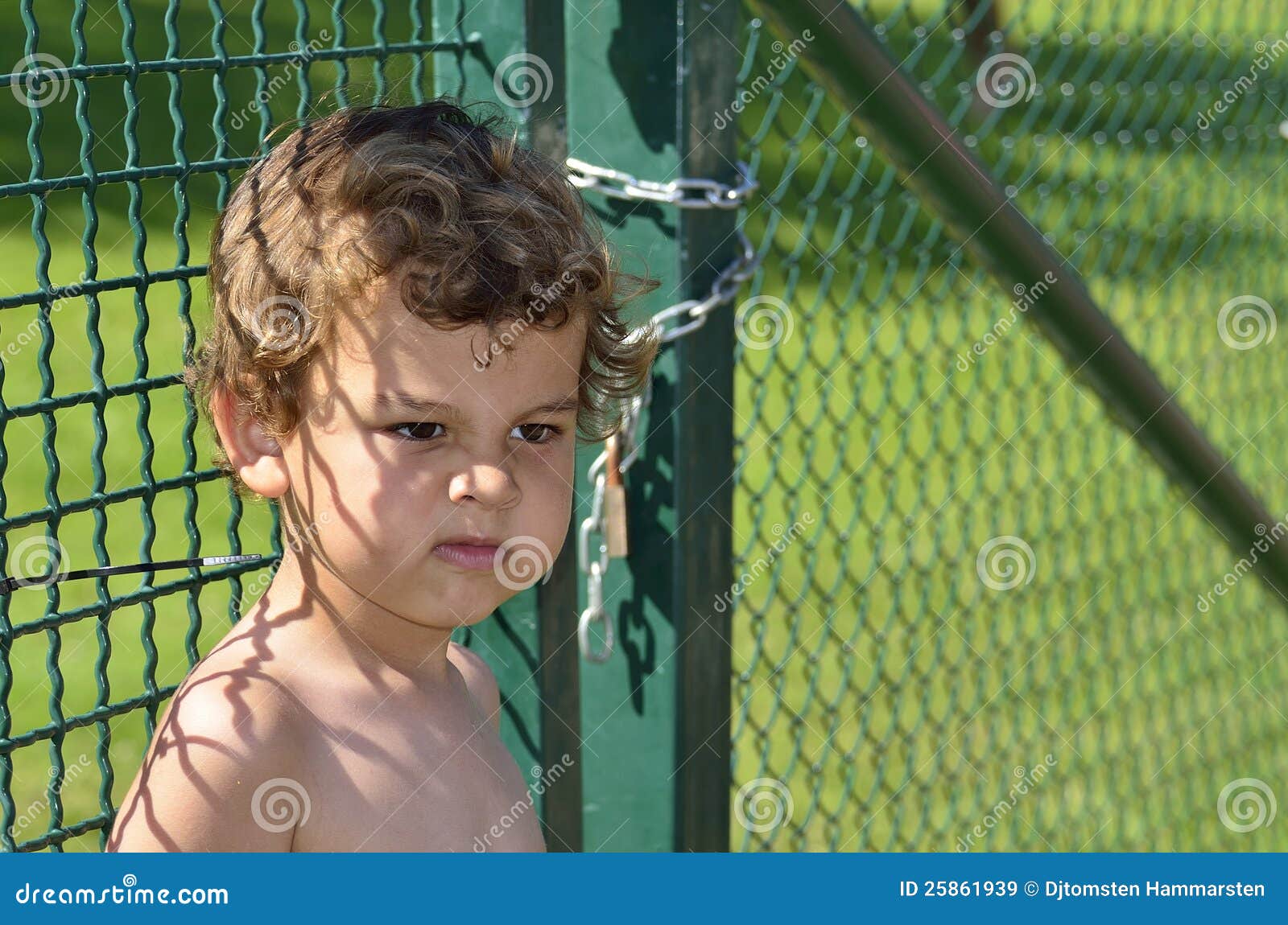 A boy try to escaping stock image. Image of outside, toddler - 25861939