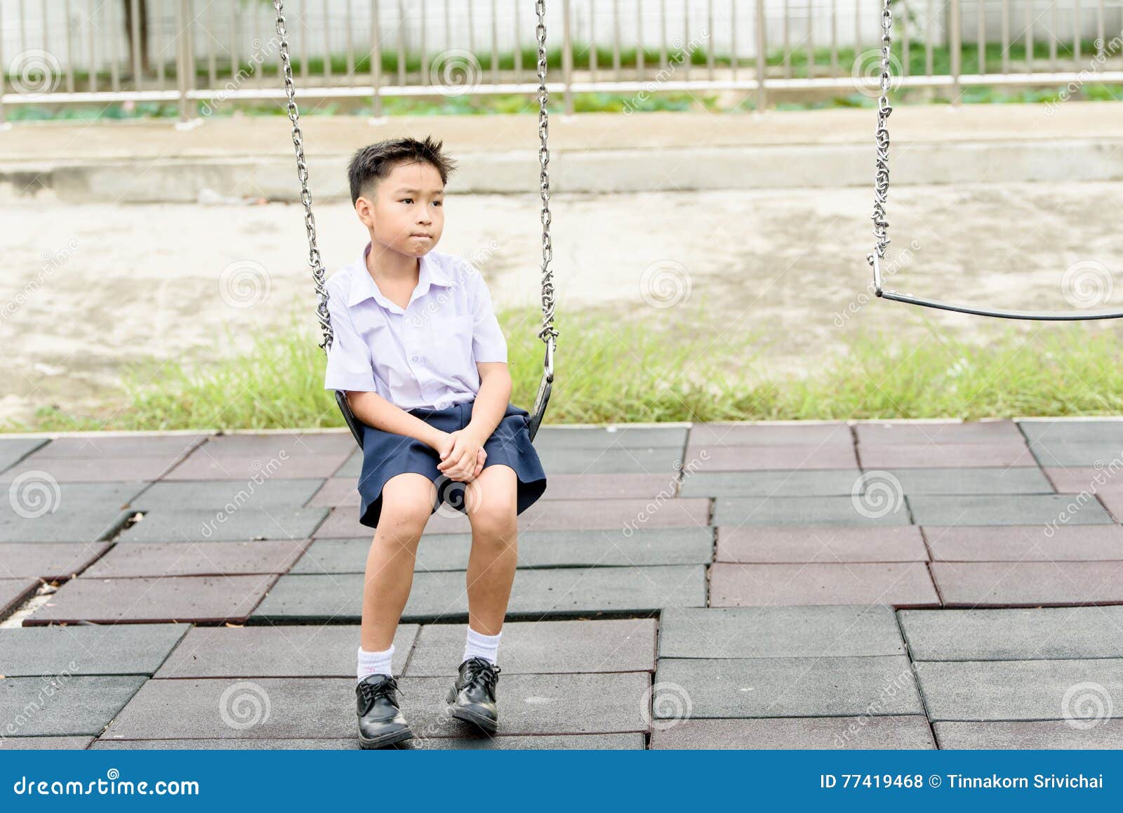Boy in uniform stock photo. Image of waiting, wait, student - 77419468