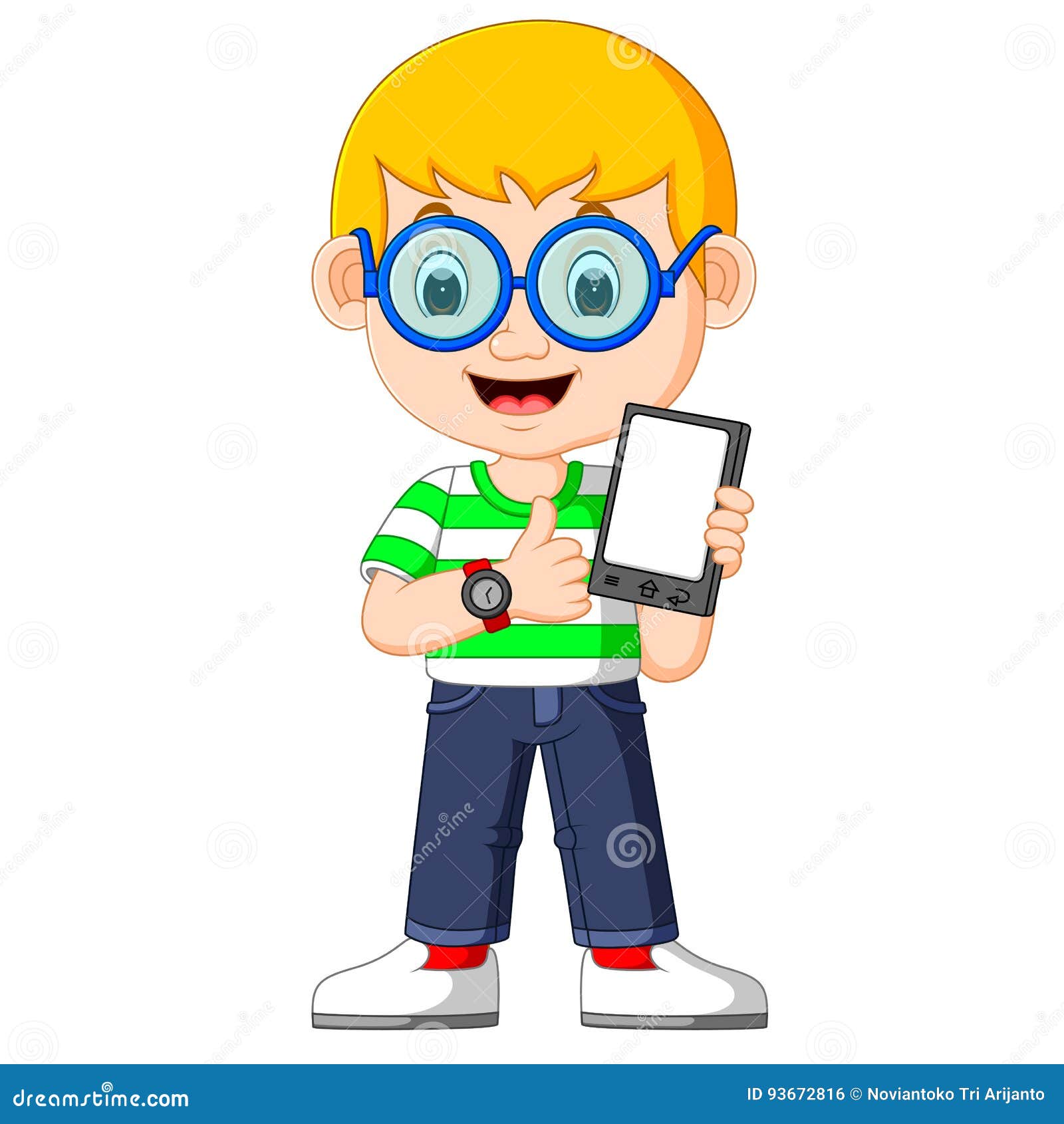 Using Tablet For Street Map Navigation Vector | CartoonDealer.com #44015474