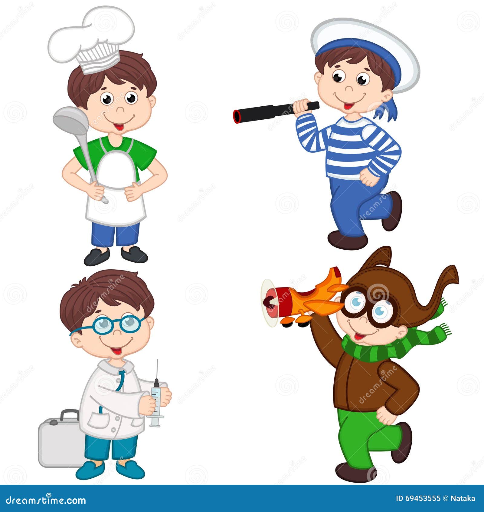 The Doctor, The Pilot, The Waitress, The Builder, The Mason.Profession ...