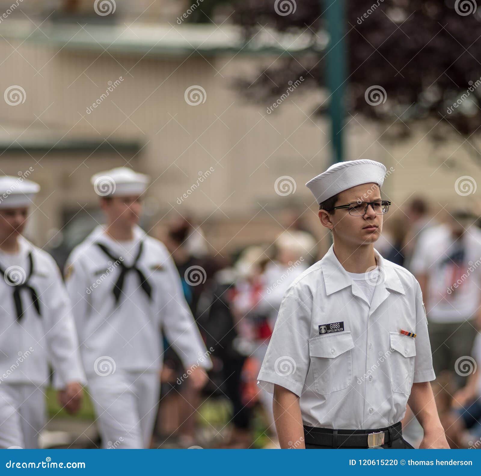A Young Man in Uniform in a Parade Editorial Image - Image of young ...