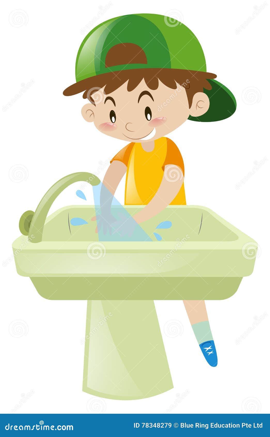 Washing Hands Properly Infographic, Illustration. | CartoonDealer.com ...